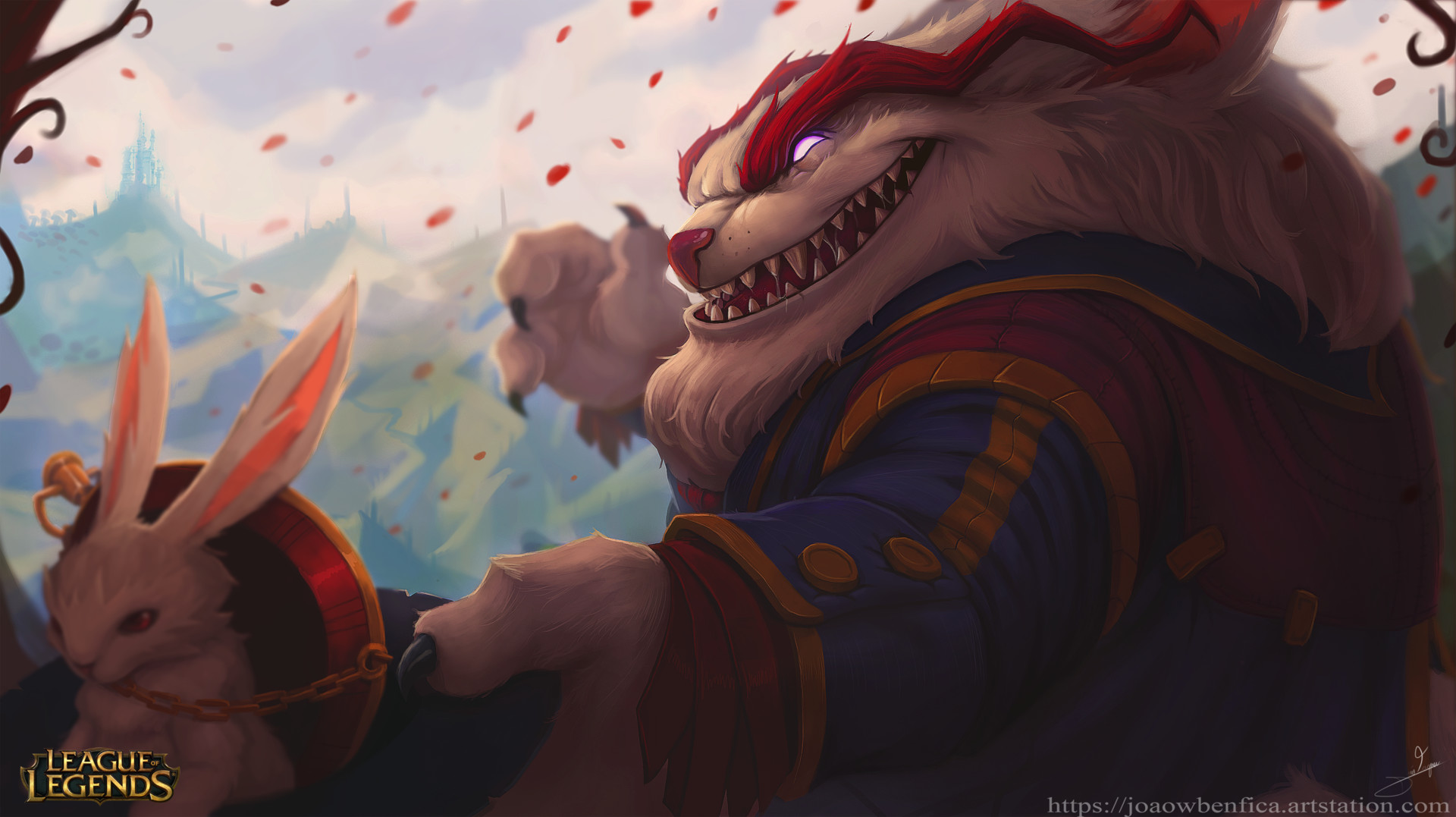 ArtStation - FanArt Tahm Kench in Wonderland -League of Legends