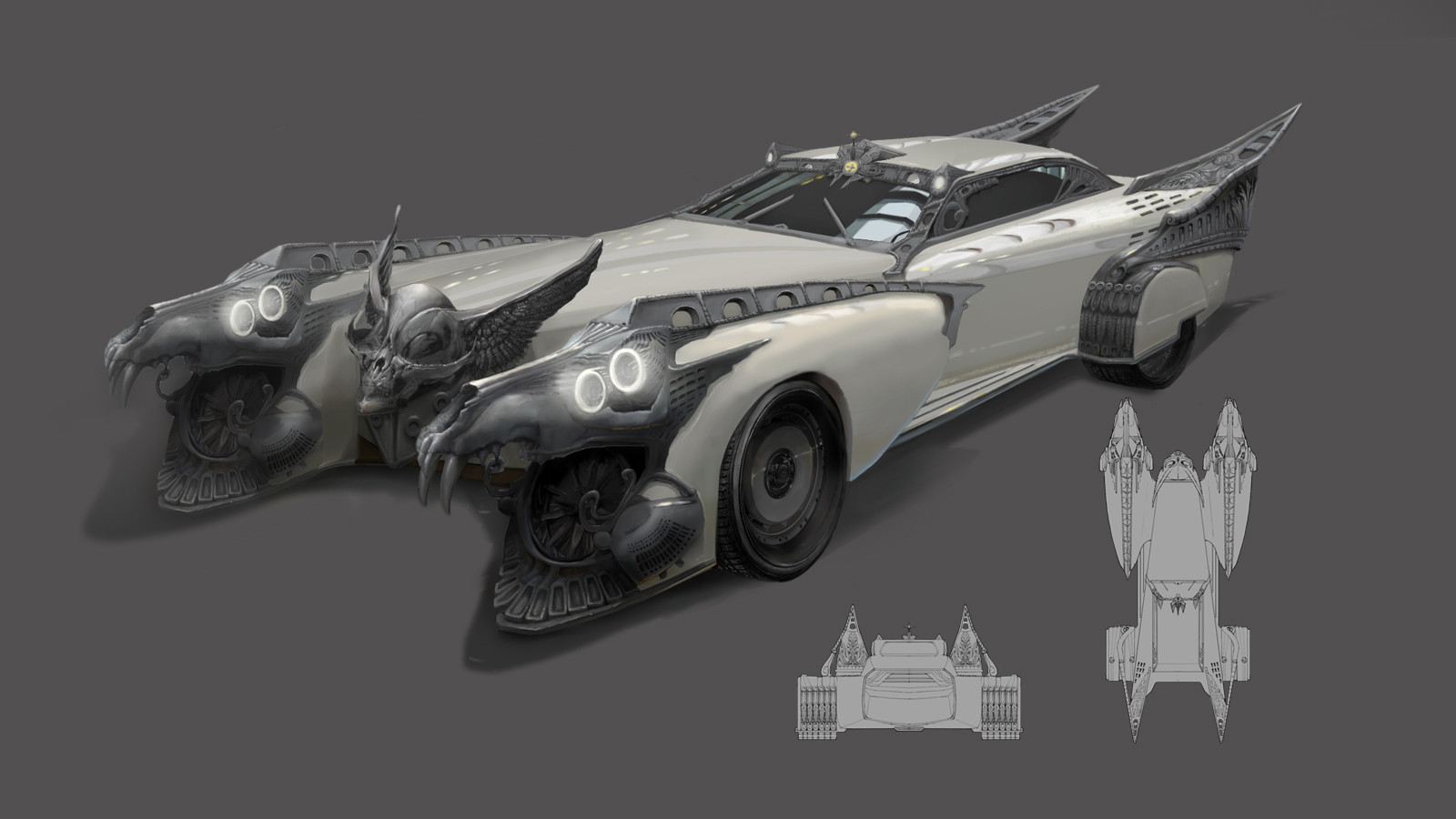 ArtStation - The retro sports car comes from hell
