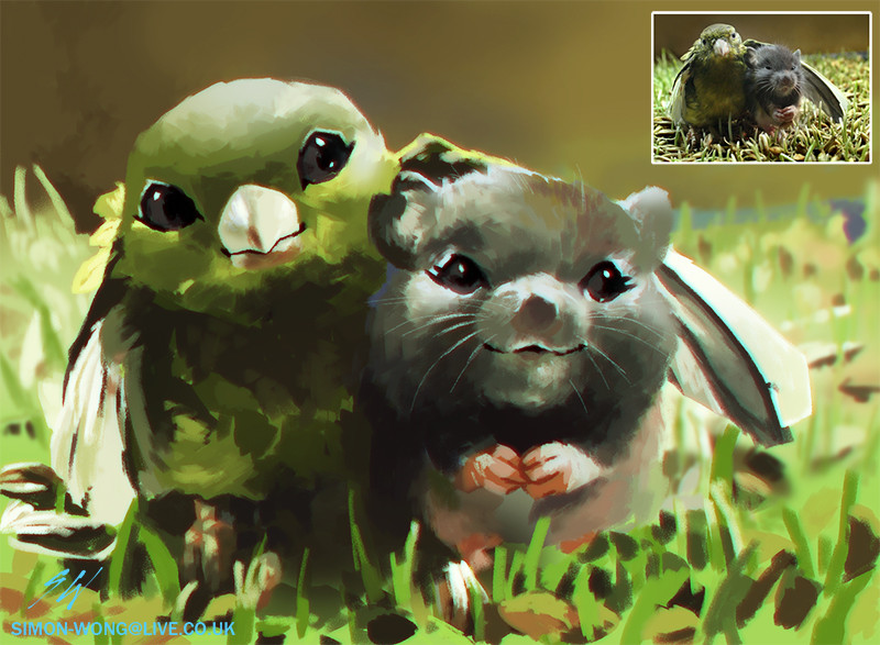 ArtStation - Birb & Mouse