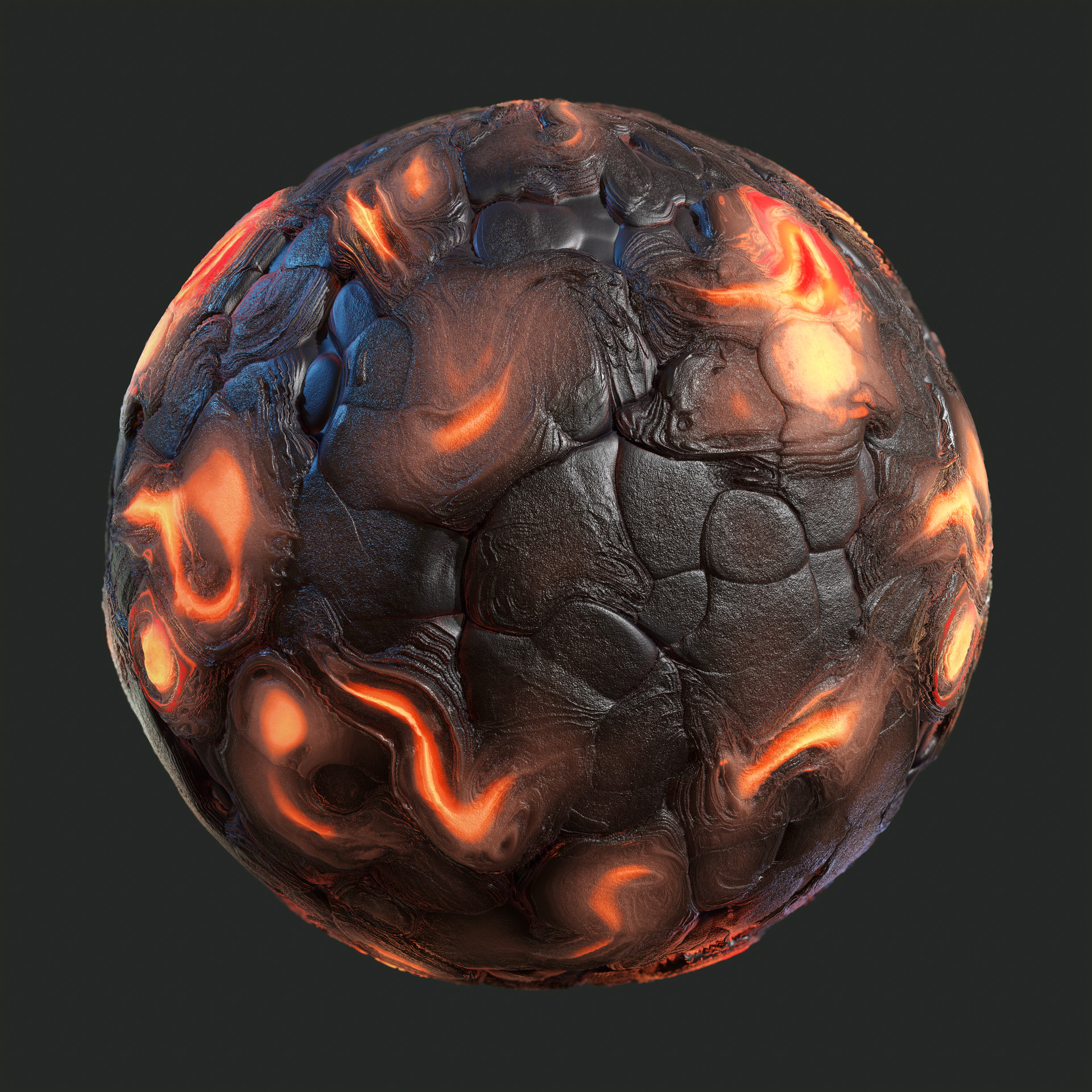ArtStation - Lava Material Practice