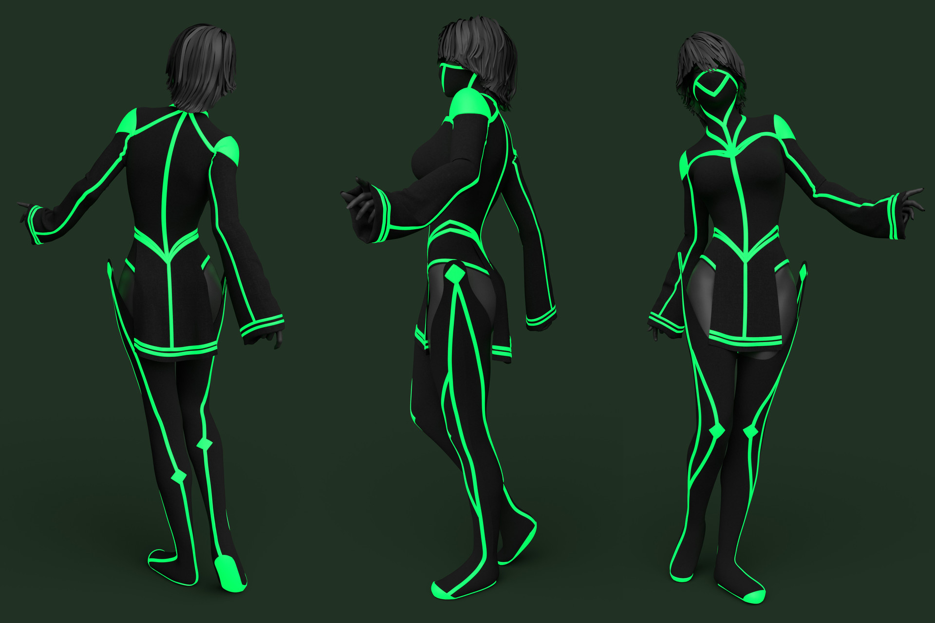 futuristic clothes drawing