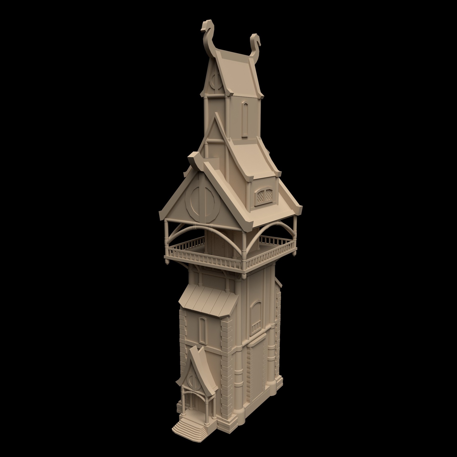 Gianluca Deer - Fantasy Norse Tower