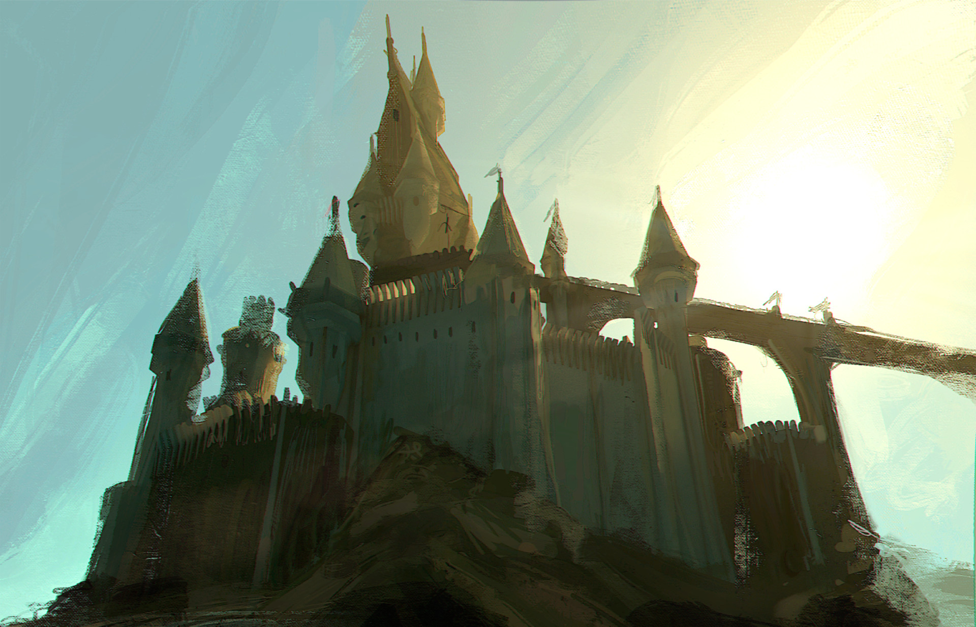 ArtStation - Castle from below