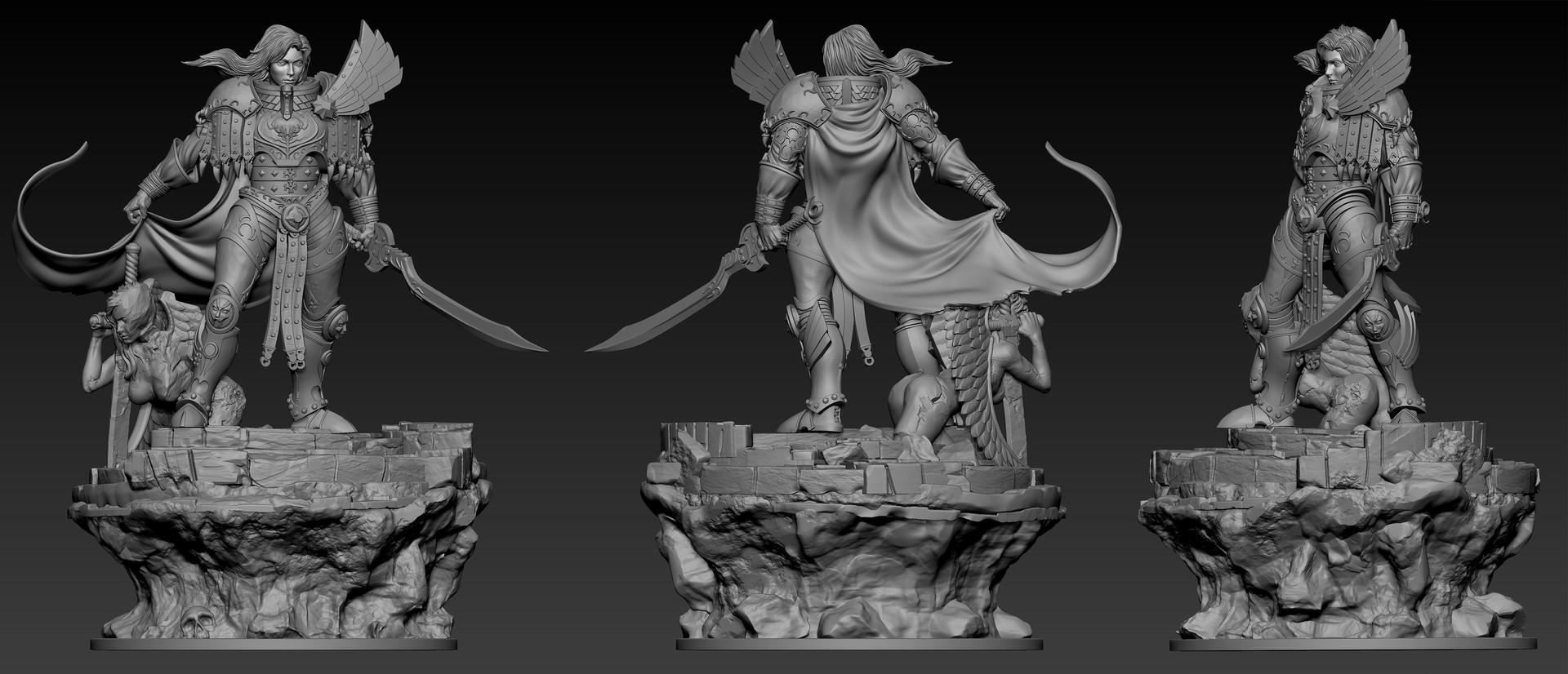 Thomas Lishman - Warhammer 40k - Female Fulgrim (Fanart)