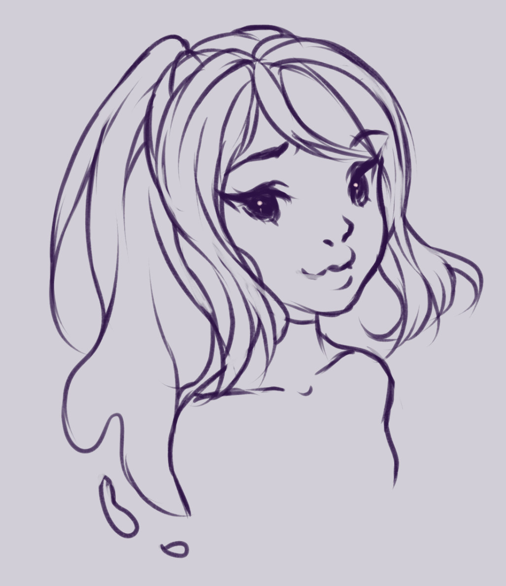 how to draw water girl