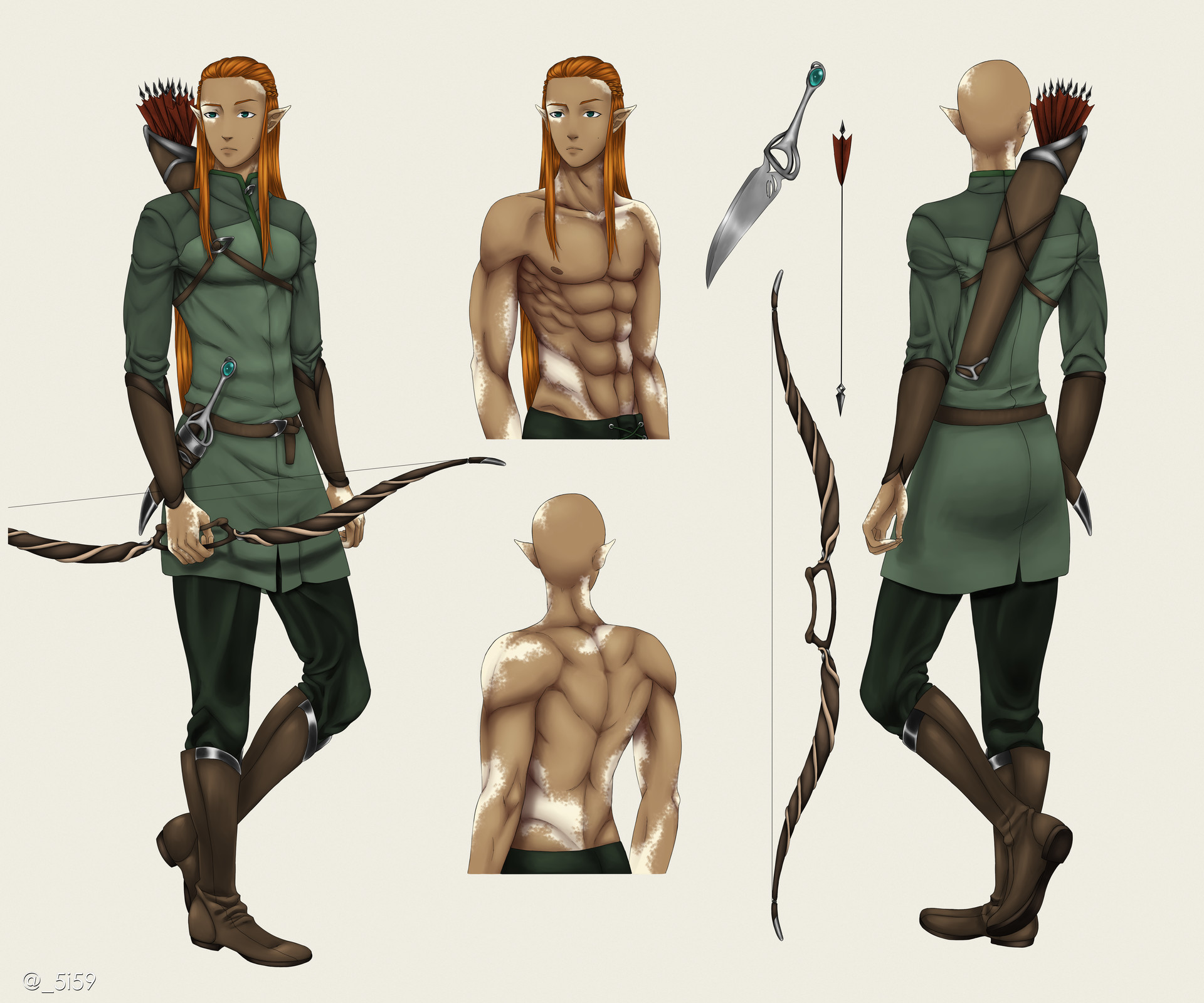 ArtStation - [Secrets of Talmanor] Races: Mountain Elf