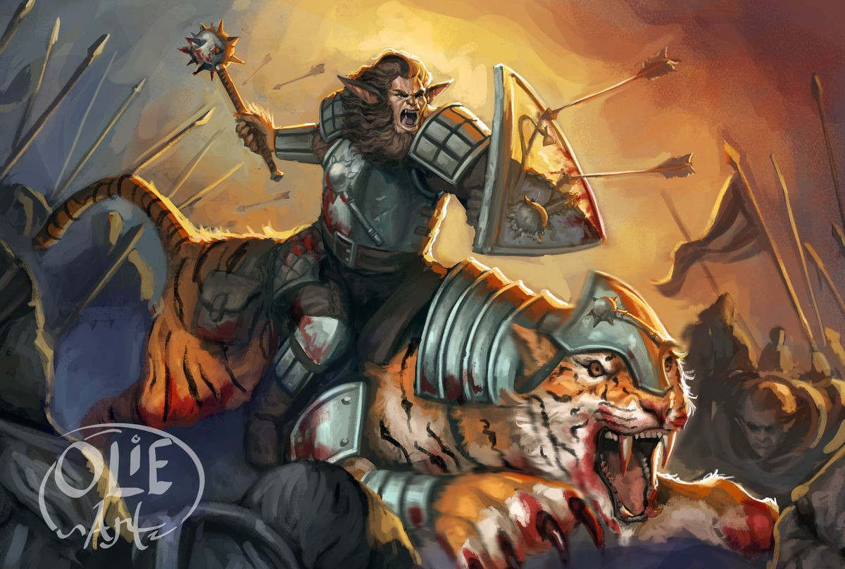 Hugbear the Bugbear against the horde by Olie Boldador : r ...