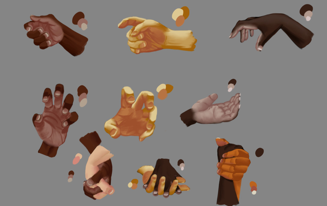 ArtStation - Hands Practice