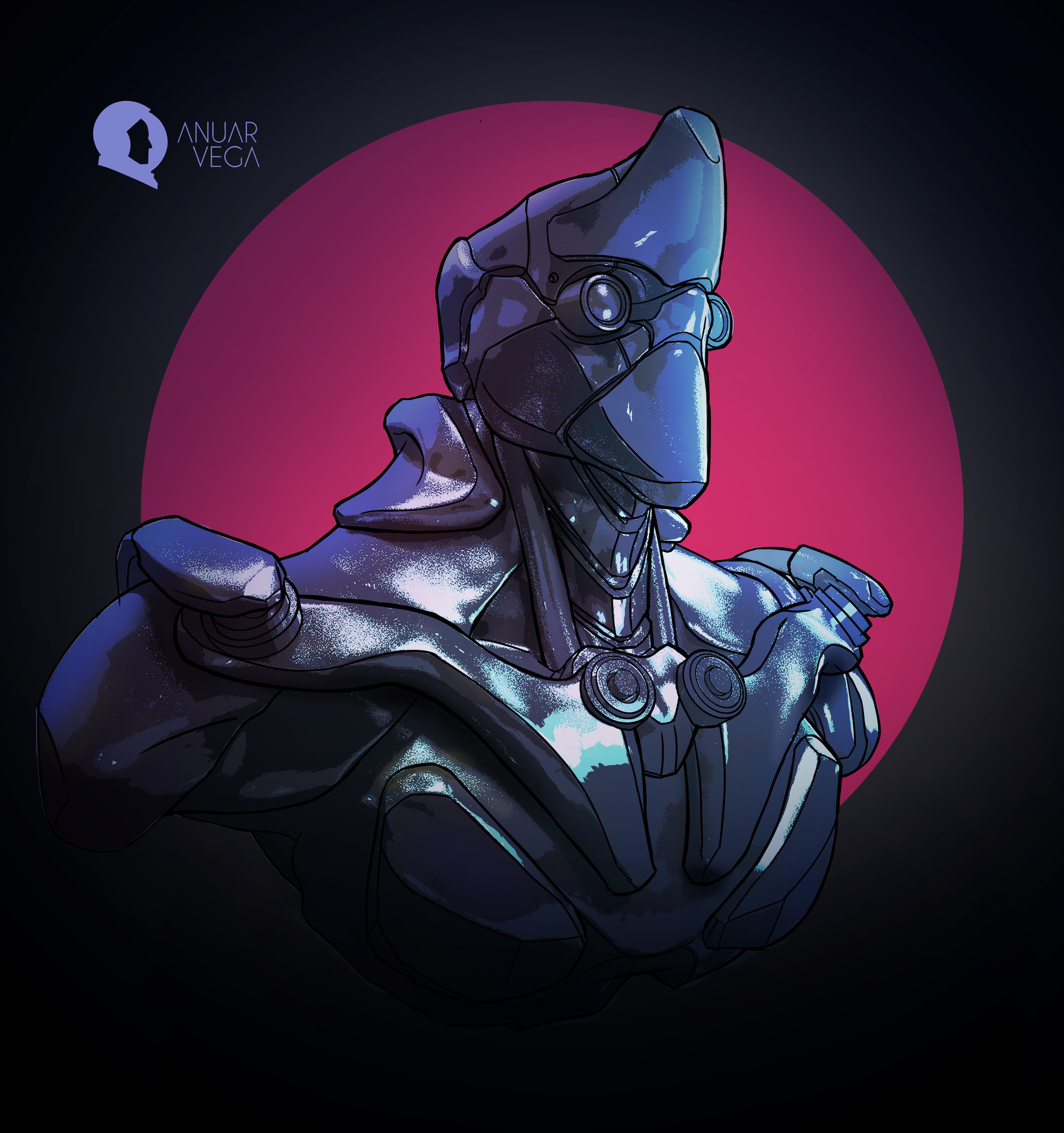 ArtStation - Blue Robot