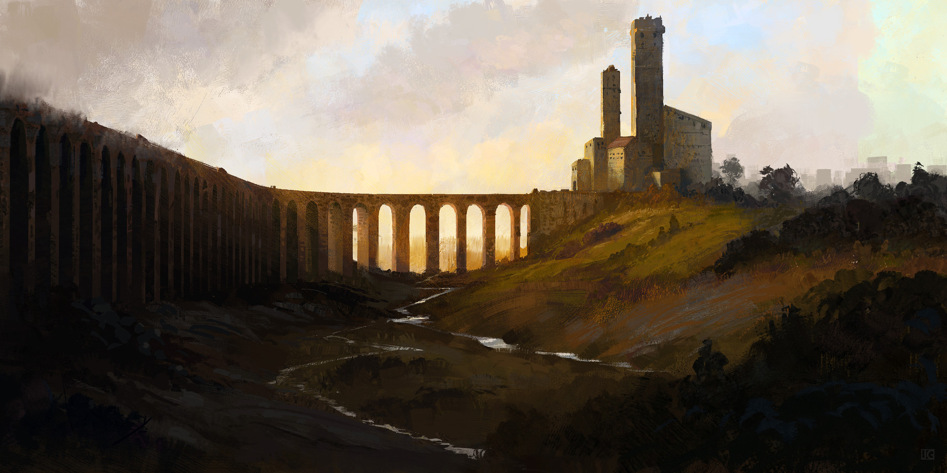 ArtStation - Castle sketch