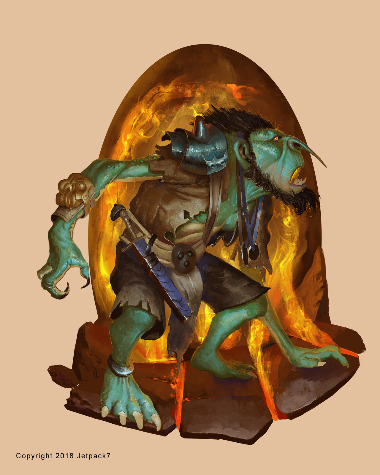 Henrik Rosenborg - Masters and minions - Maugh the troll and Fireborn ...