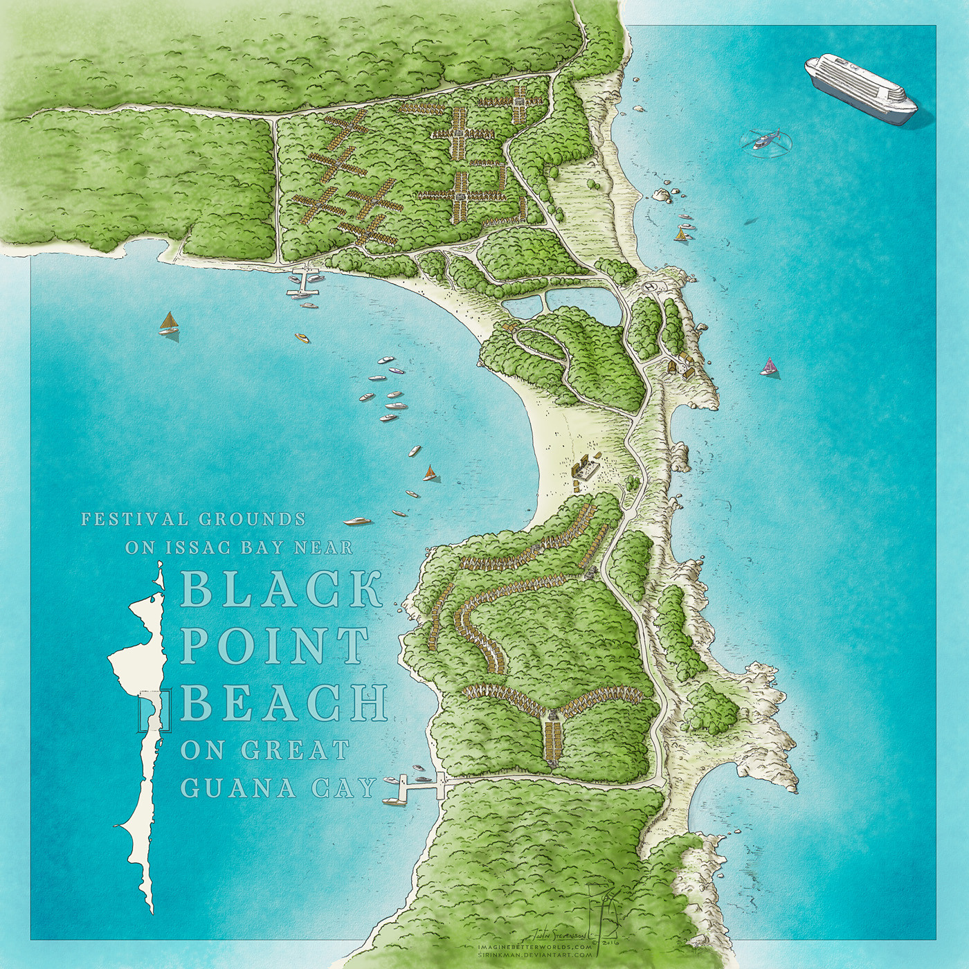 ArtStation - Black Point Beach