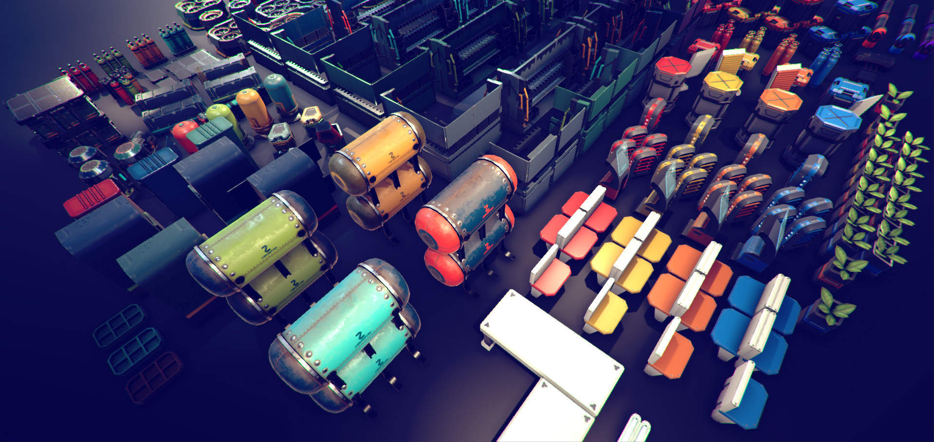 Alexander Dudin - Sci-Fi Objects Huge Pack