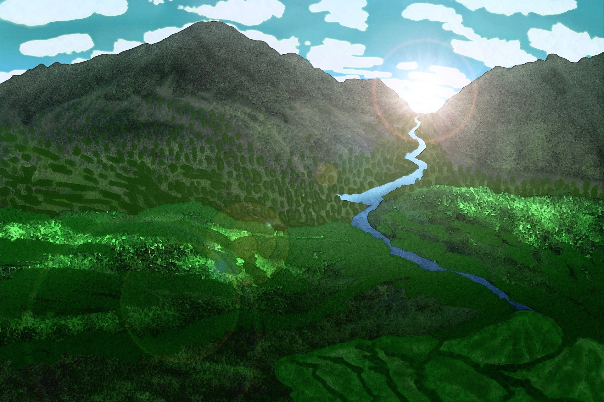 ArtStation - Alien Planet Landscape