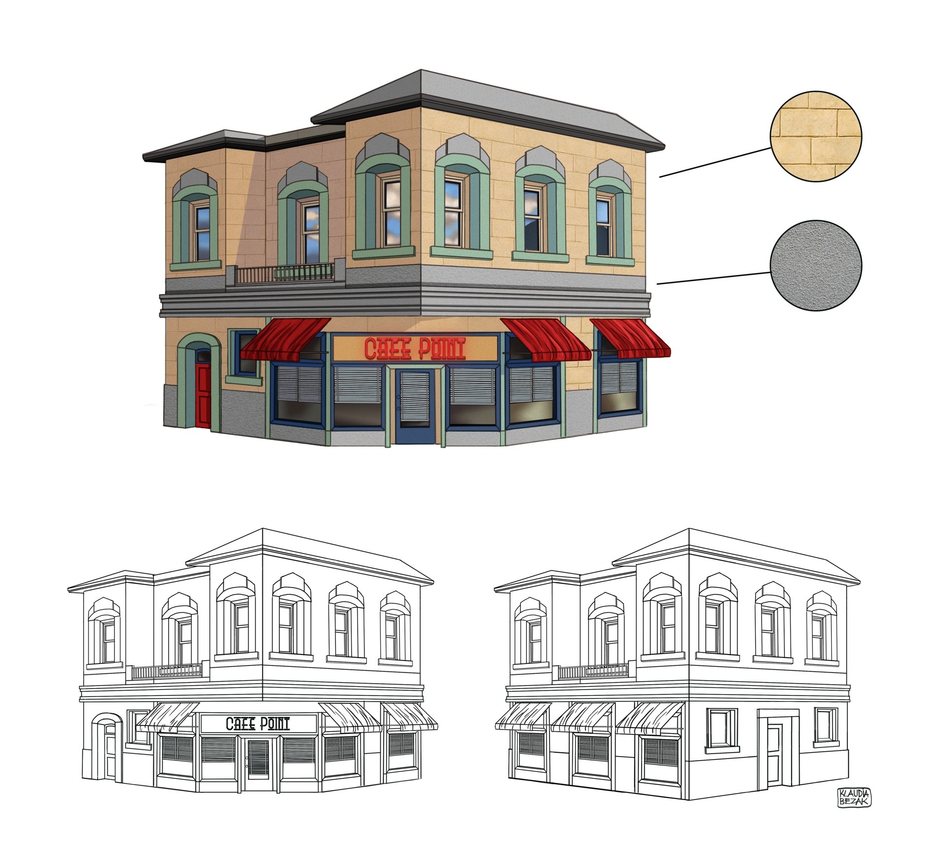 ArtStation - Hollywood Building Concept Art