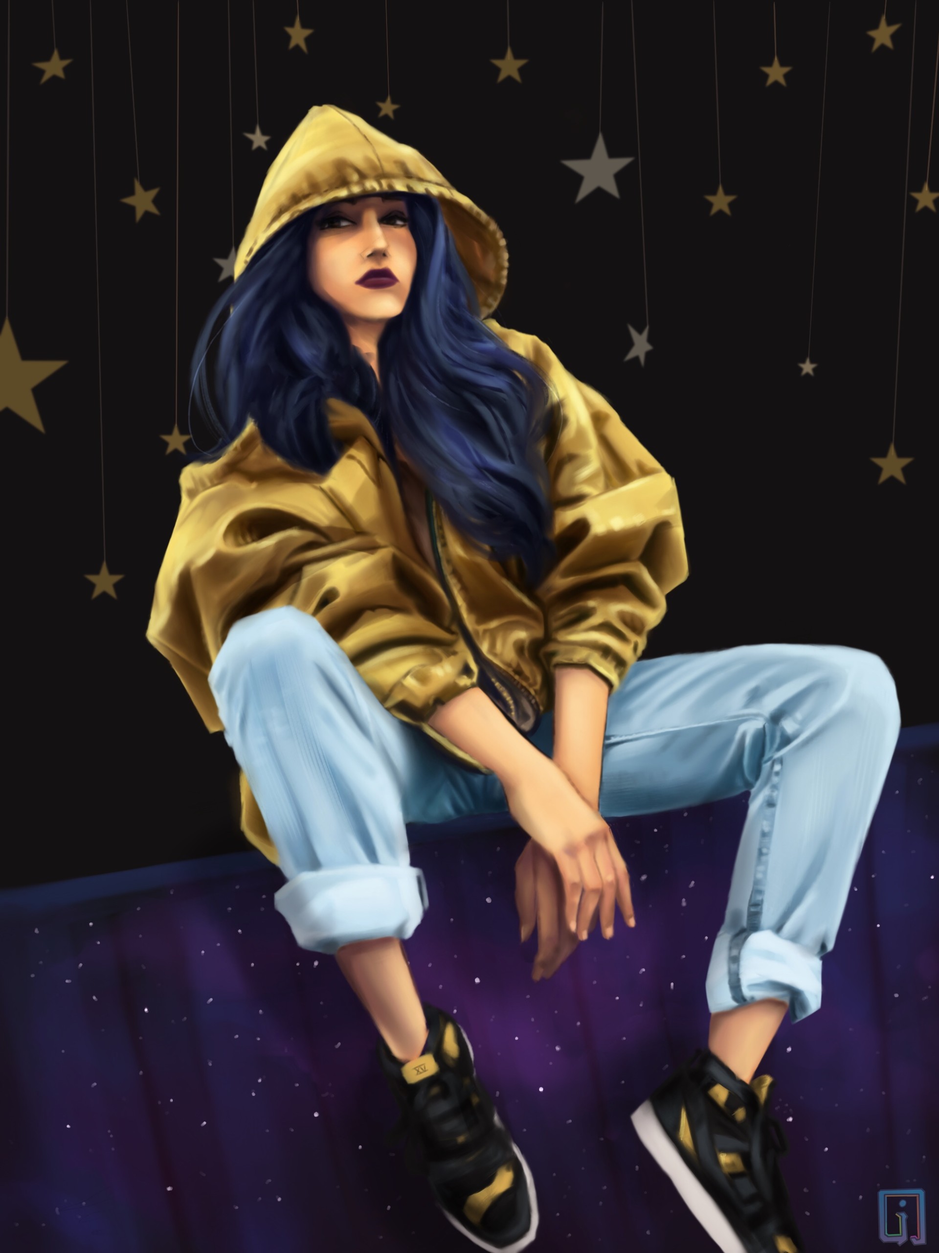 ArtStation - Star girl