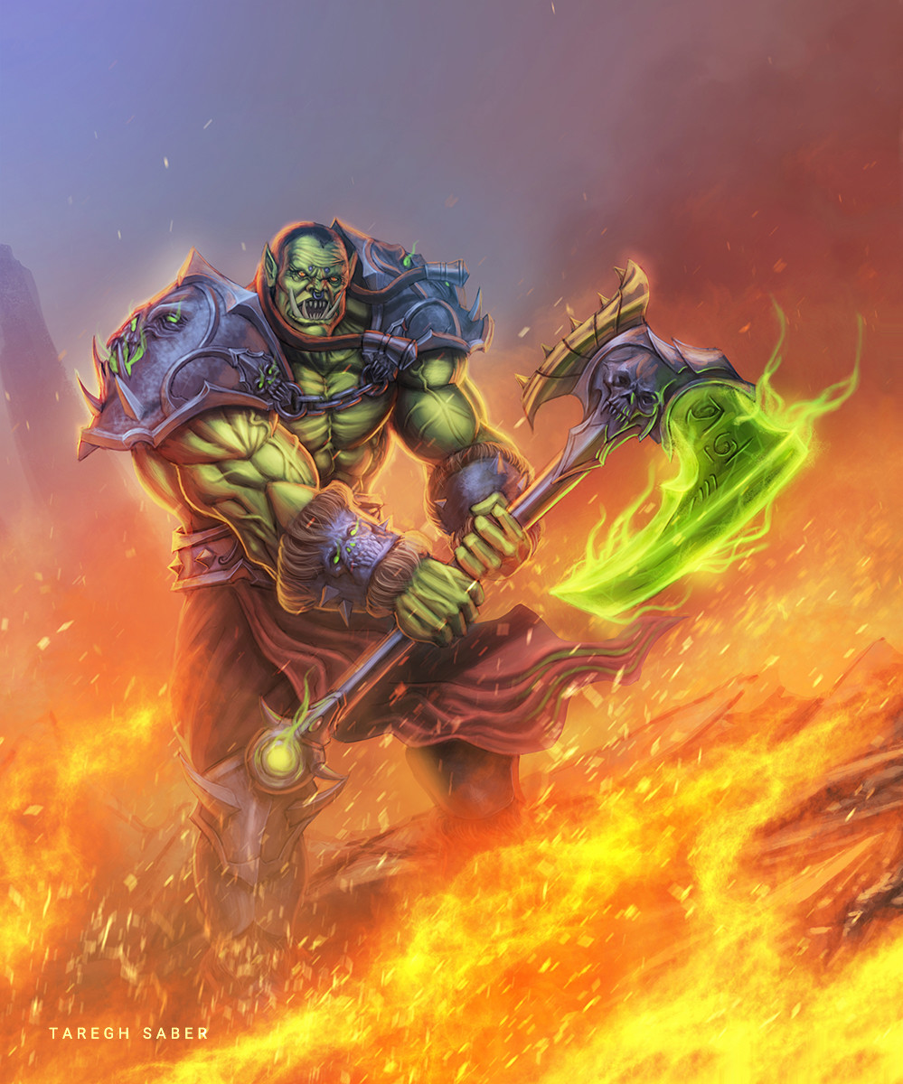 ArtStation - Warcraft Orc Warrior + Process Video