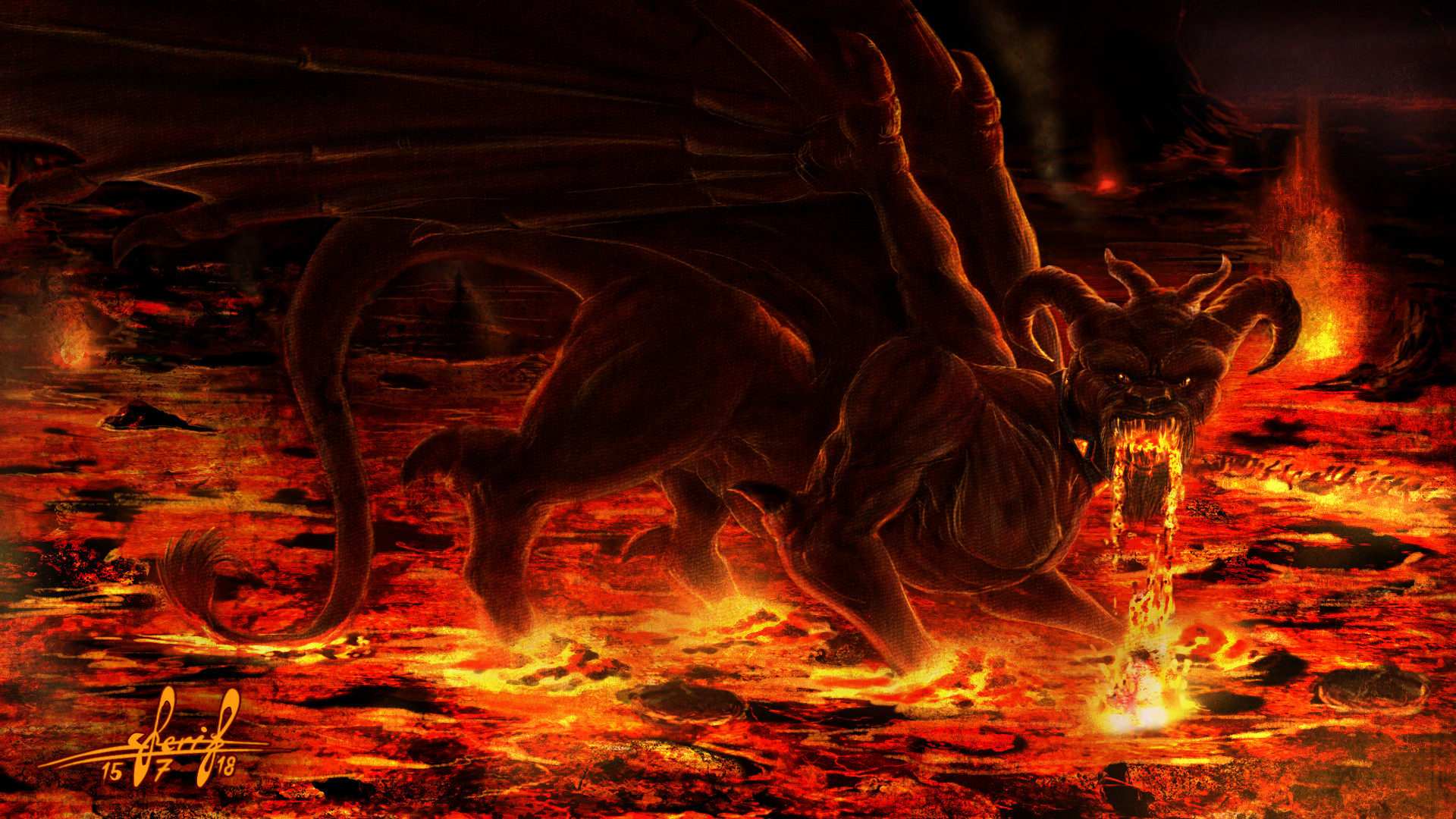 ArtStation - Lion from Hell