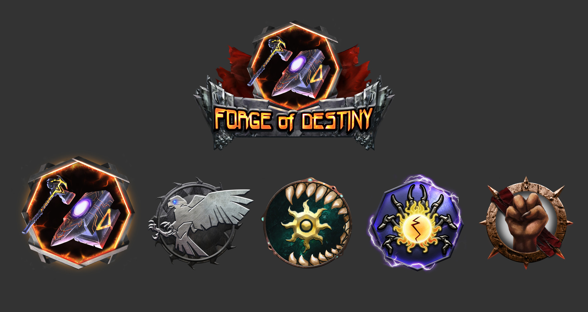 ArtStation - Icons "Forge of destiny"