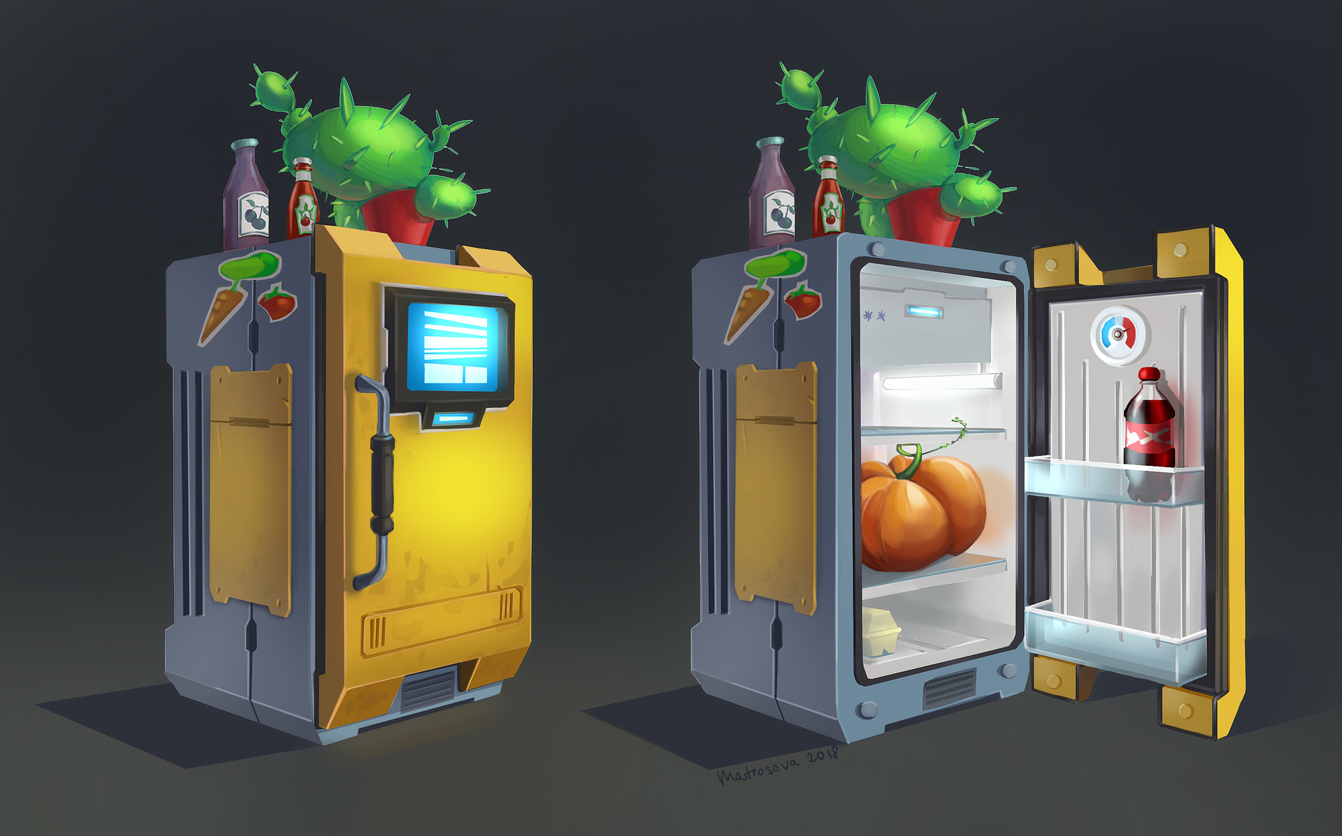 ArtStation - Fridge