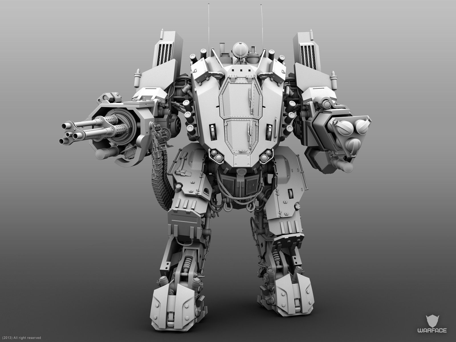 Denis Didenko - 3d model for crytek (mesh-boss hi-poly)