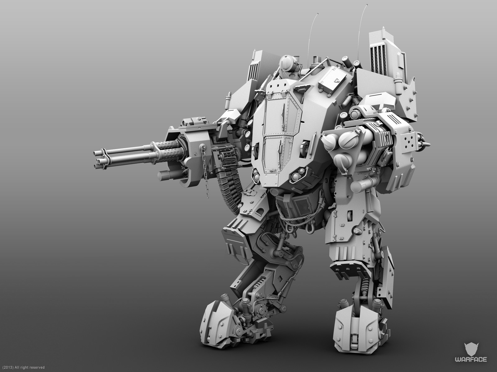 Denis Didenko - 3d model for crytek (mesh-boss hi-poly)