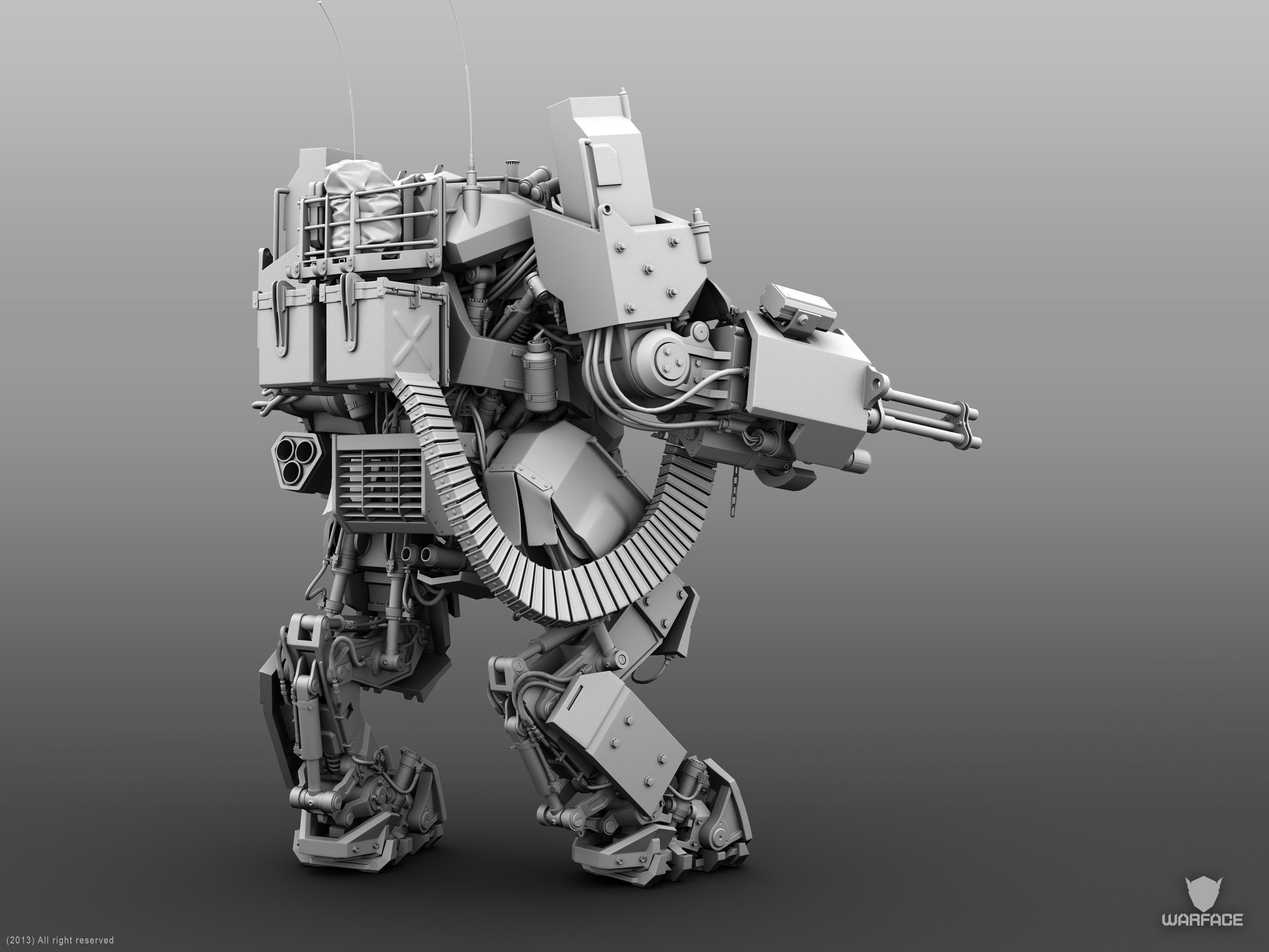 Denis Didenko - 3d model for crytek (mesh-boss hi-poly)