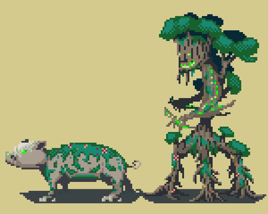 Masashi Osukaa - A Pixled Happy Treant Hunter (Animated)