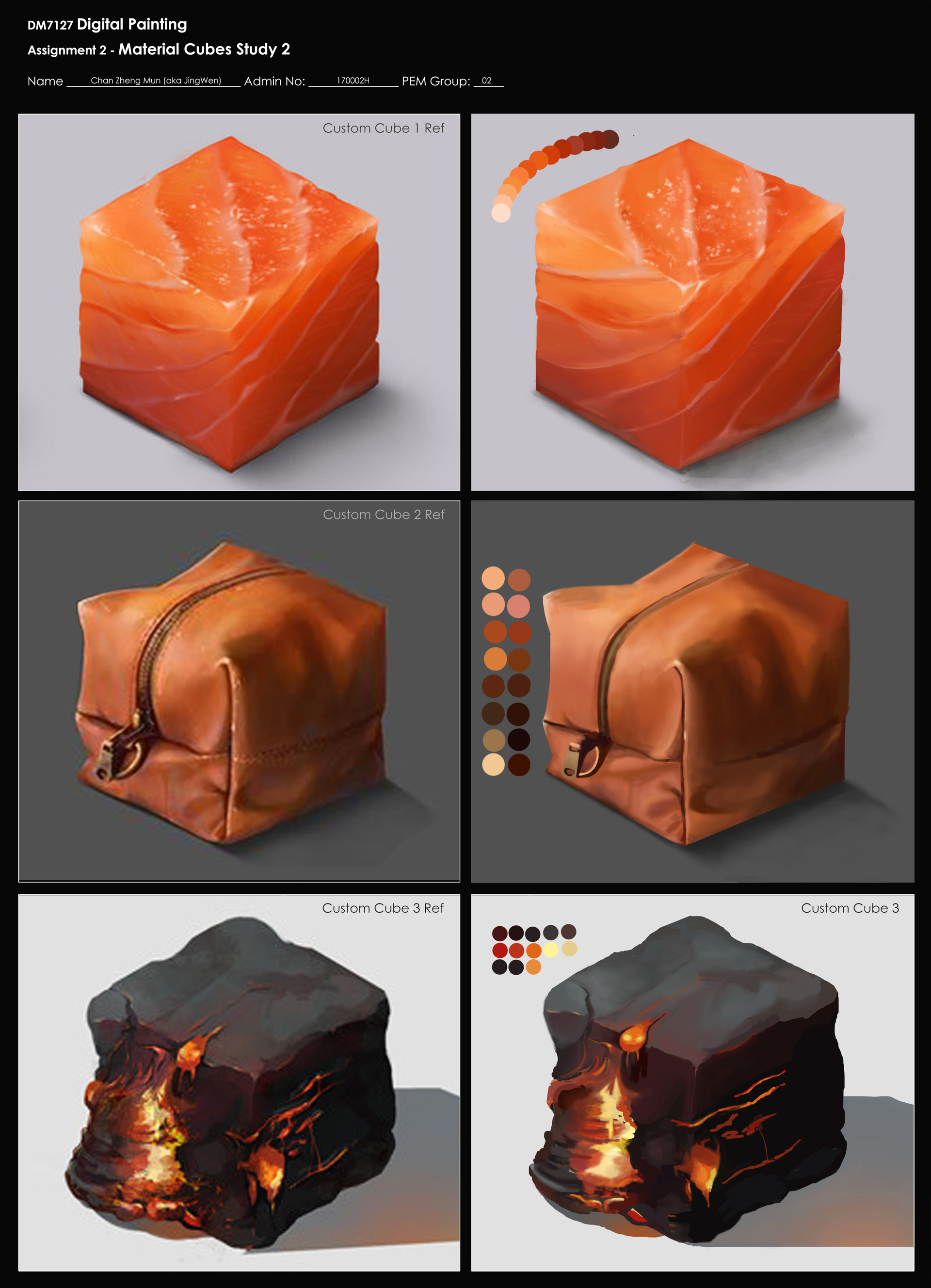 ArtStation - Cube paintings