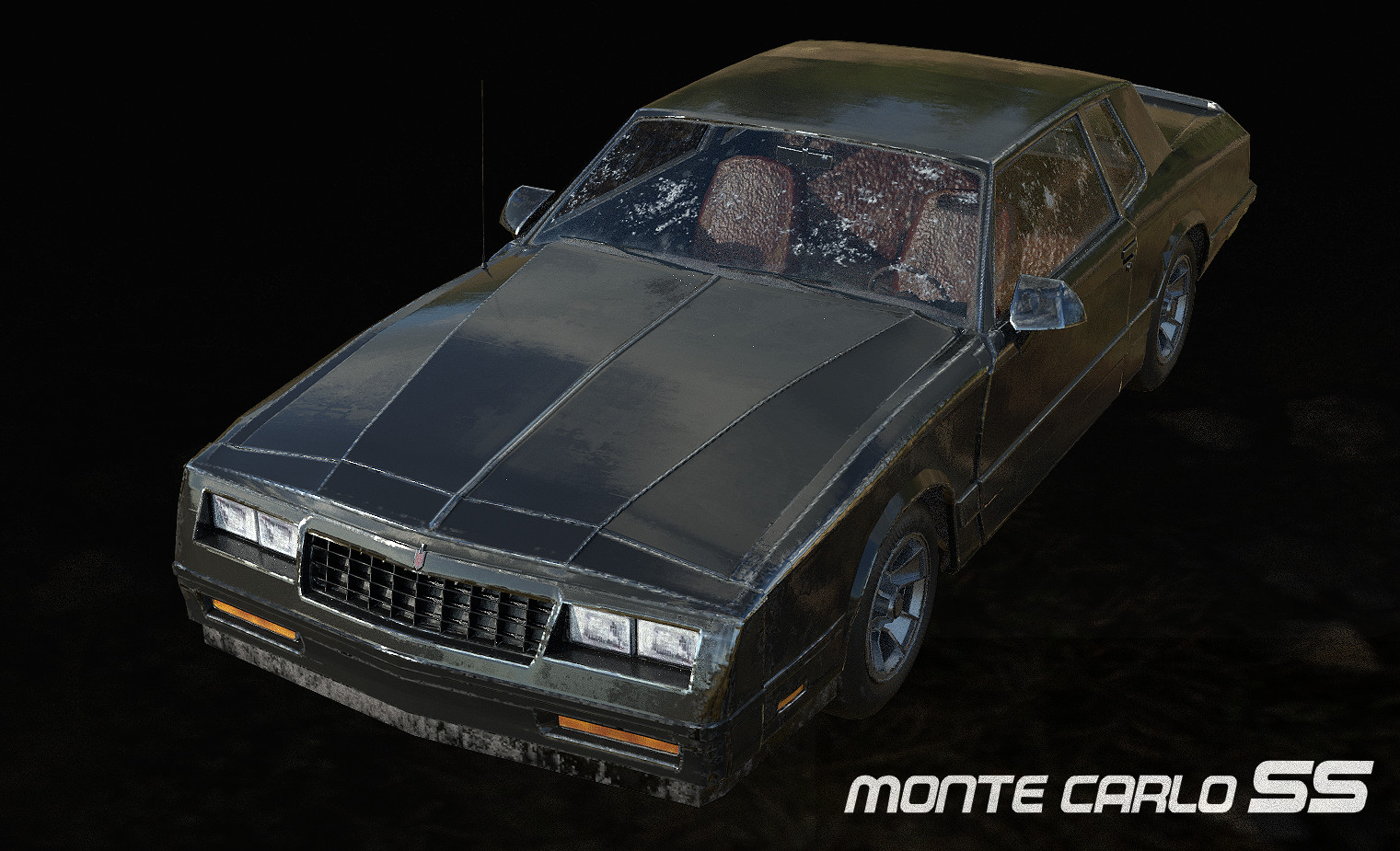ArtStation - Chevrolet Monte Carlo SS (1986)