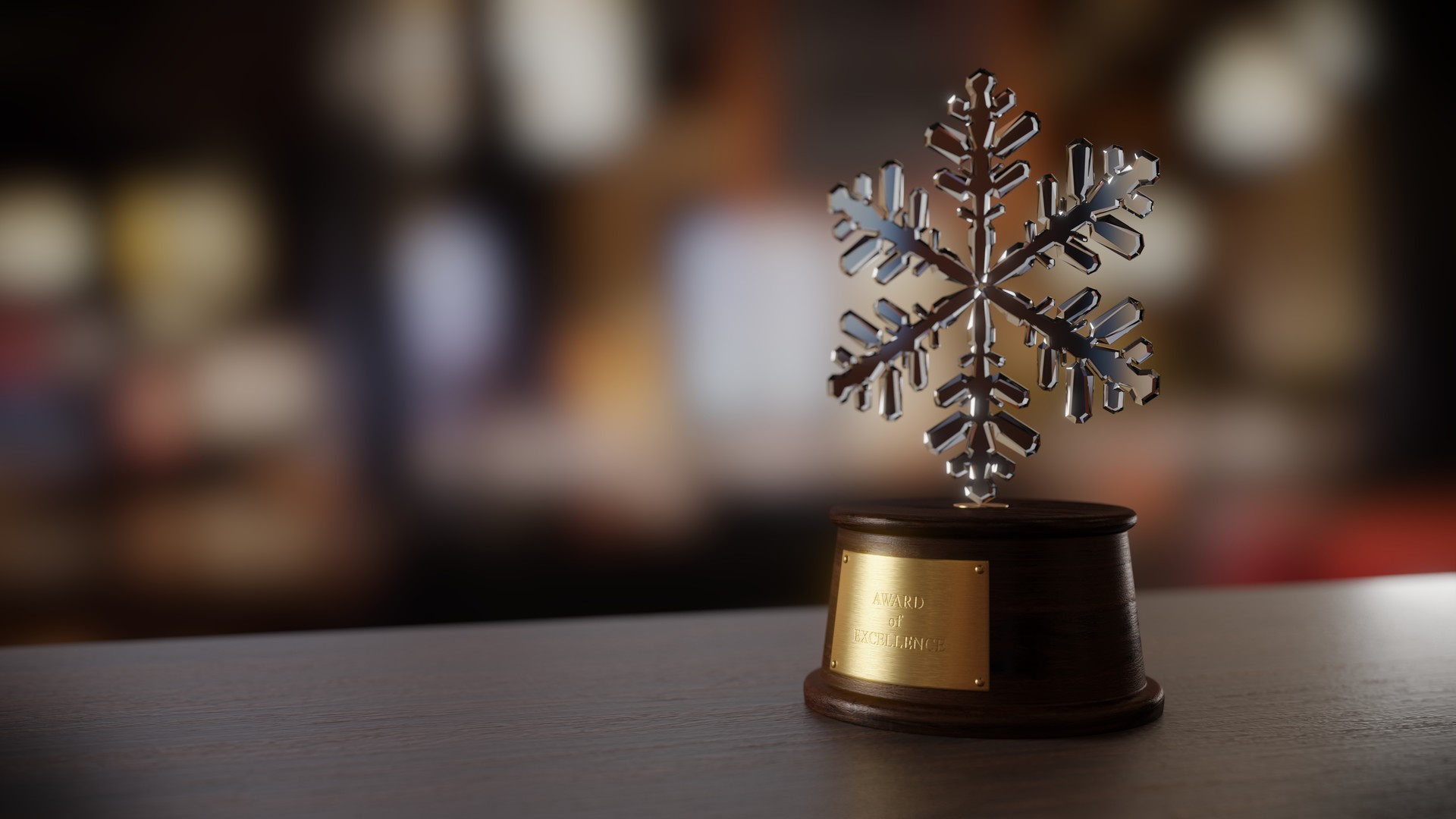 ArtStation - Snowflake Trophy