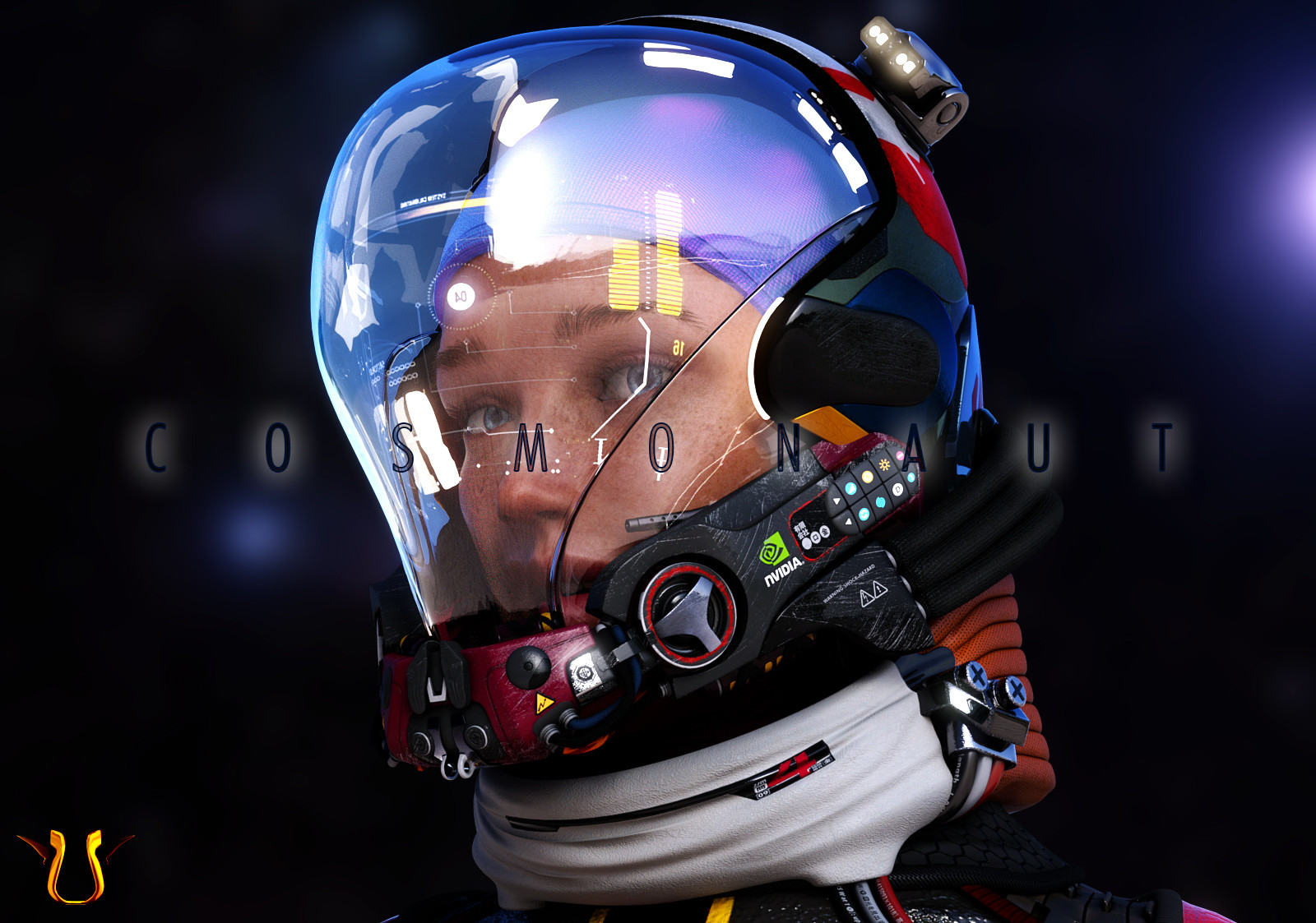 ArtStation - Cosmonaut Helmet