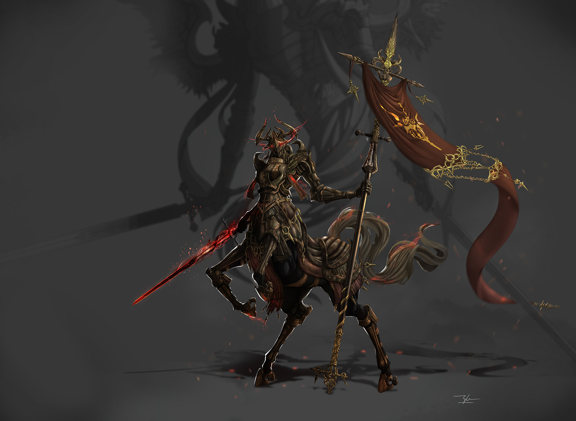 ArtStation - Centaur boss