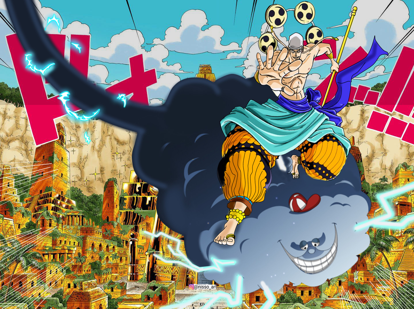 ArtStation - Enel and zeus