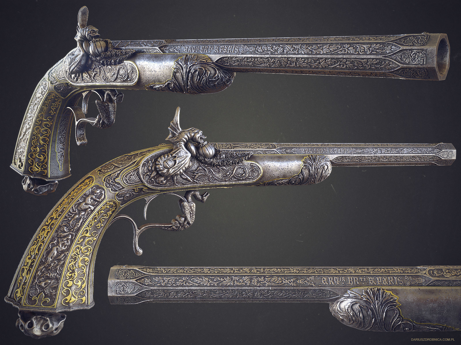 ArtStation - gun replica