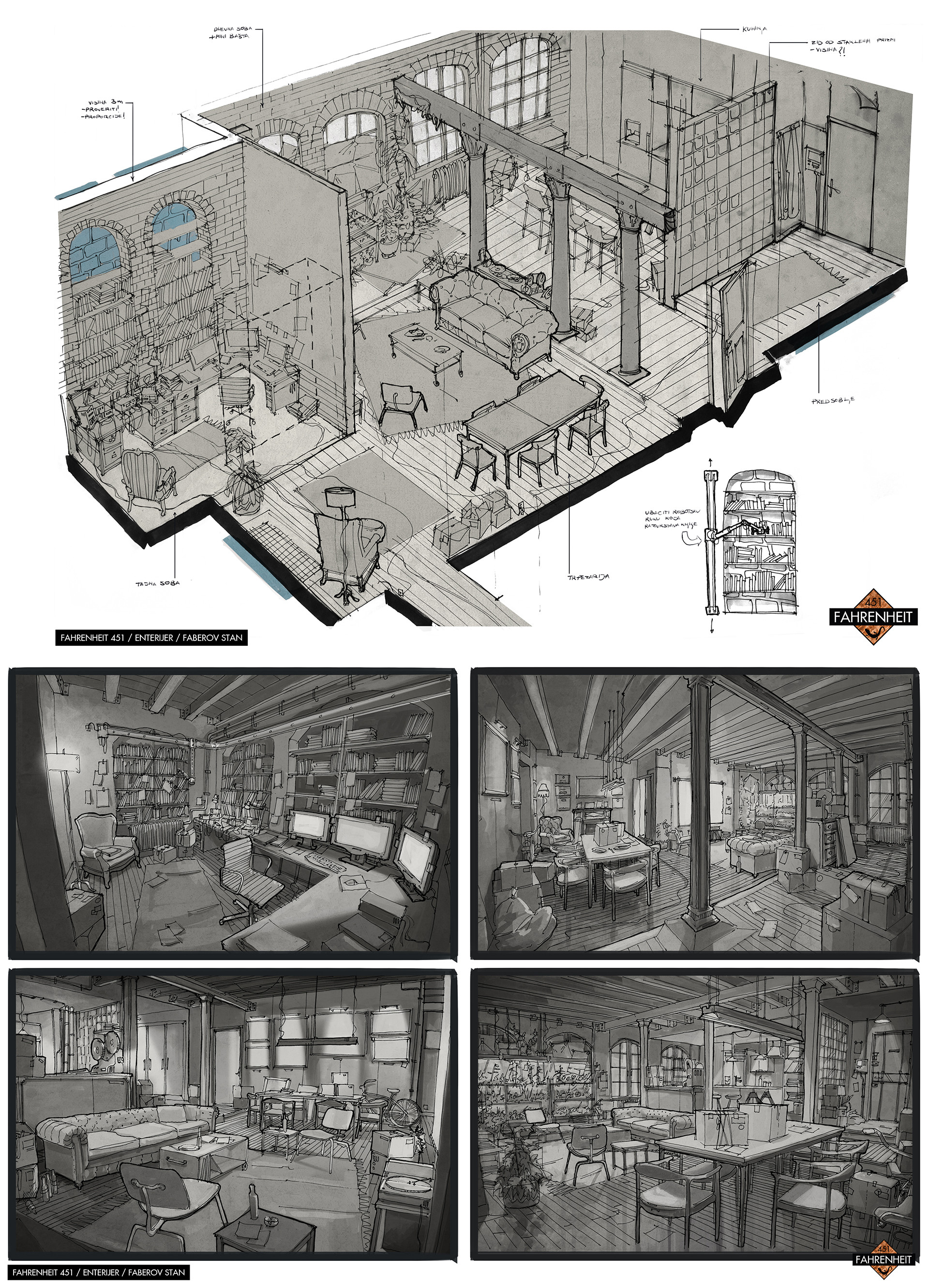Fahrenheit 451 Montags House