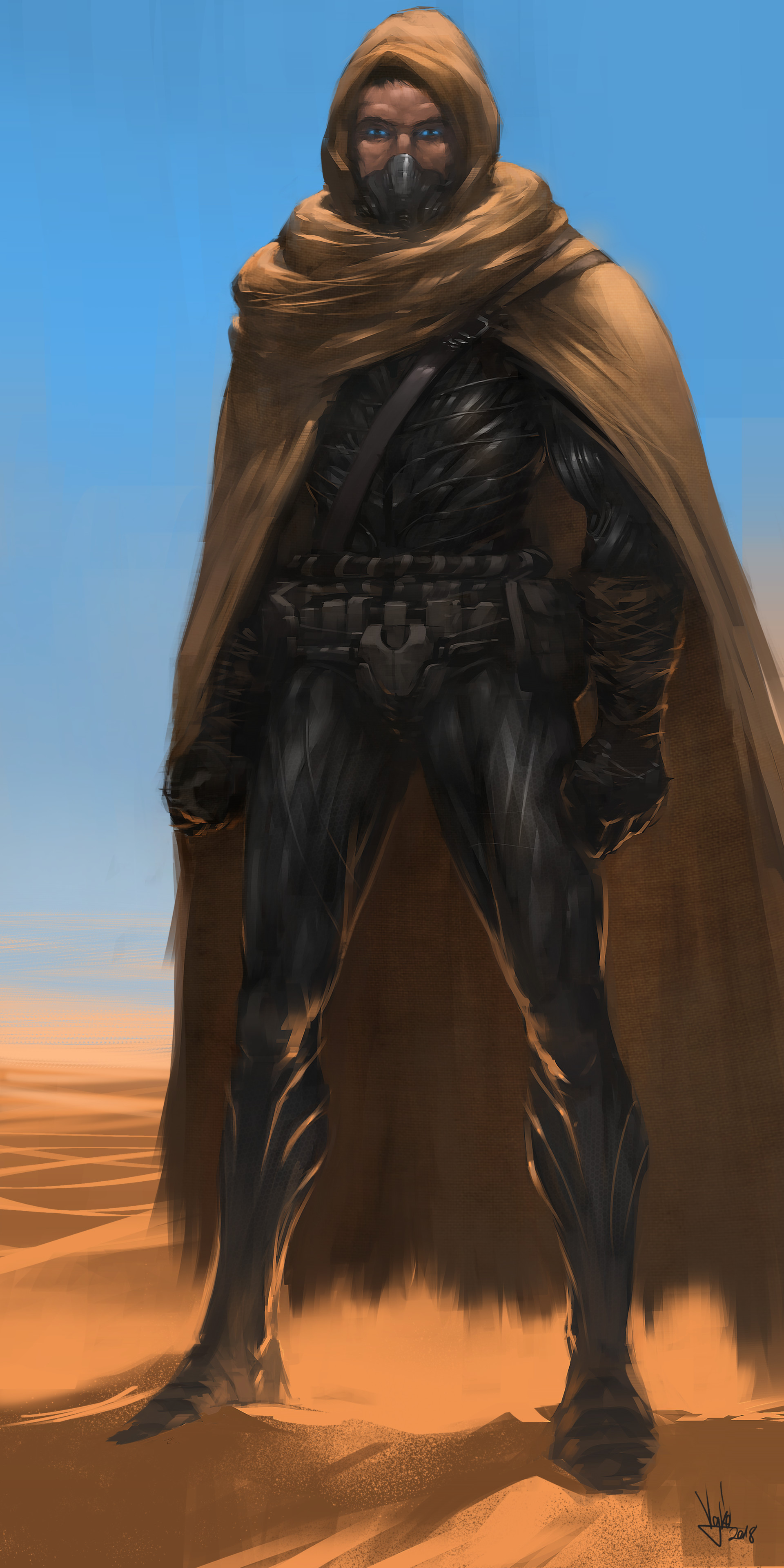 ArtStation - Fremen tribesman