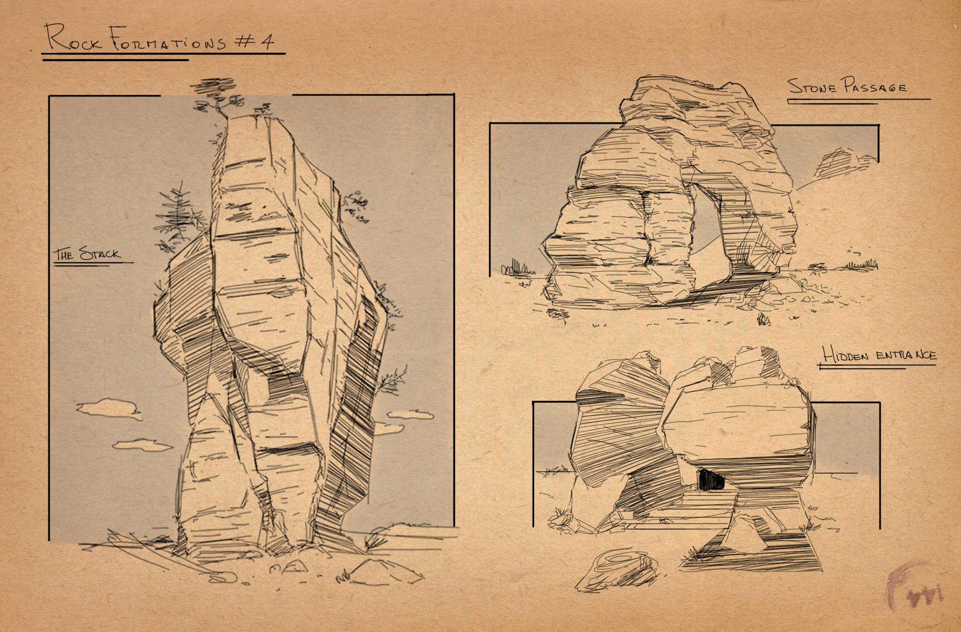 ArtStation - Concept Art - Basic Lineart