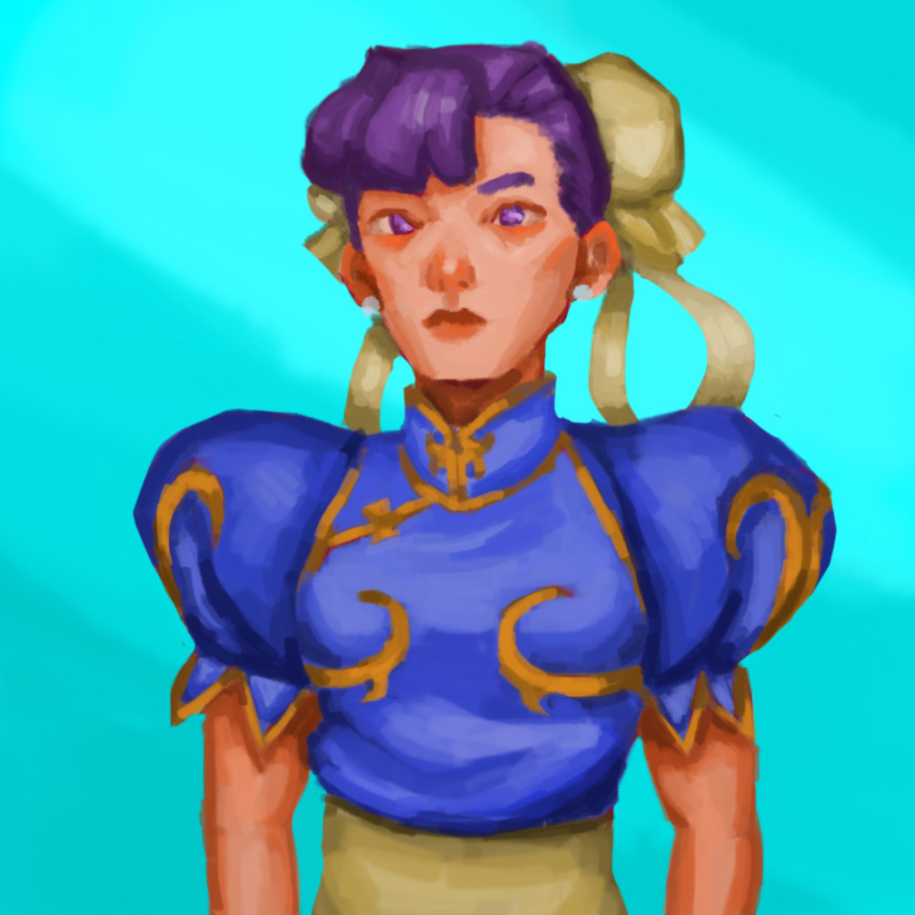 ArtStation - Chun Li Portrait