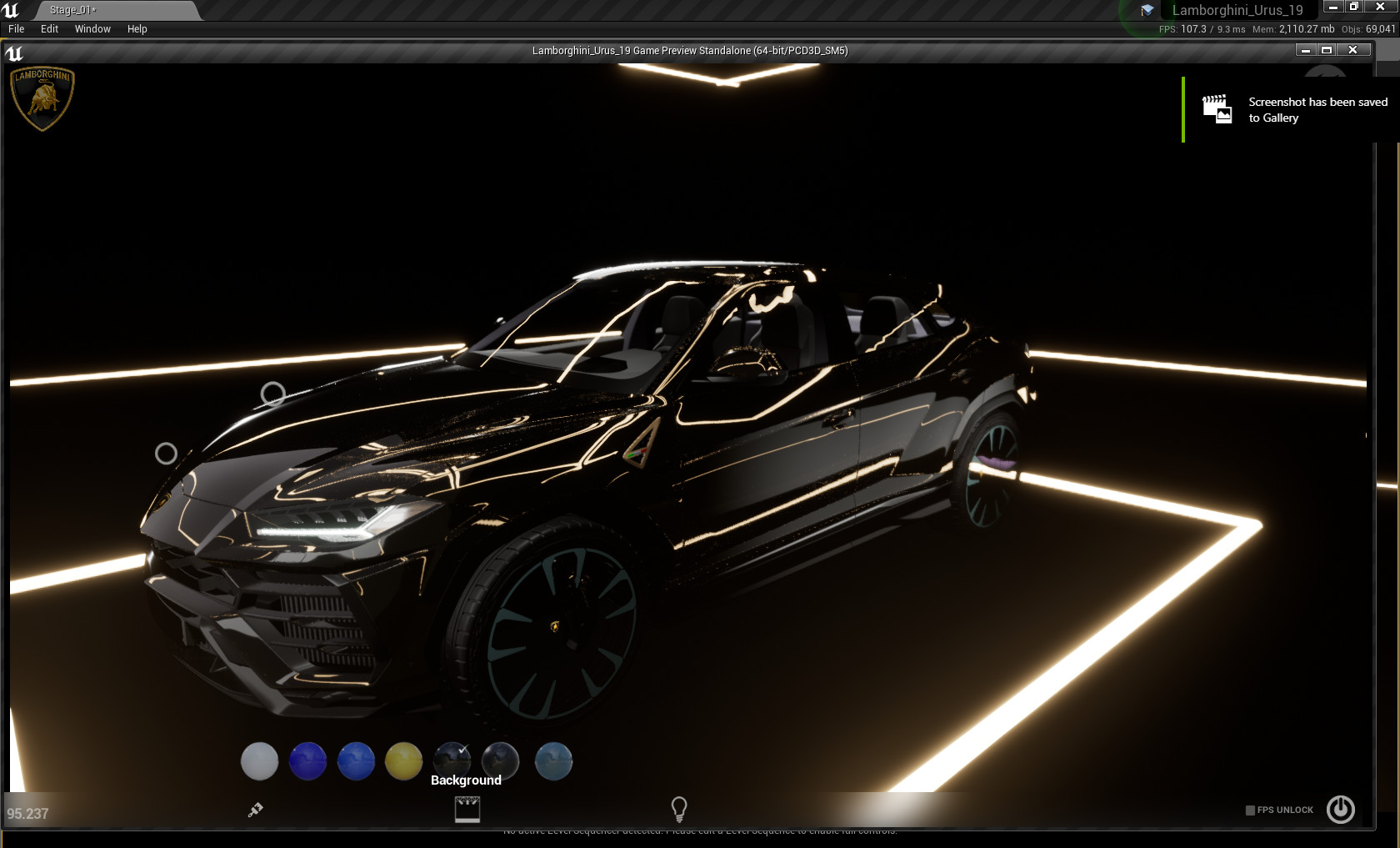 ArtStation - Unreal Engine - Lamborghini Urus 2019 Configurator(WIP)