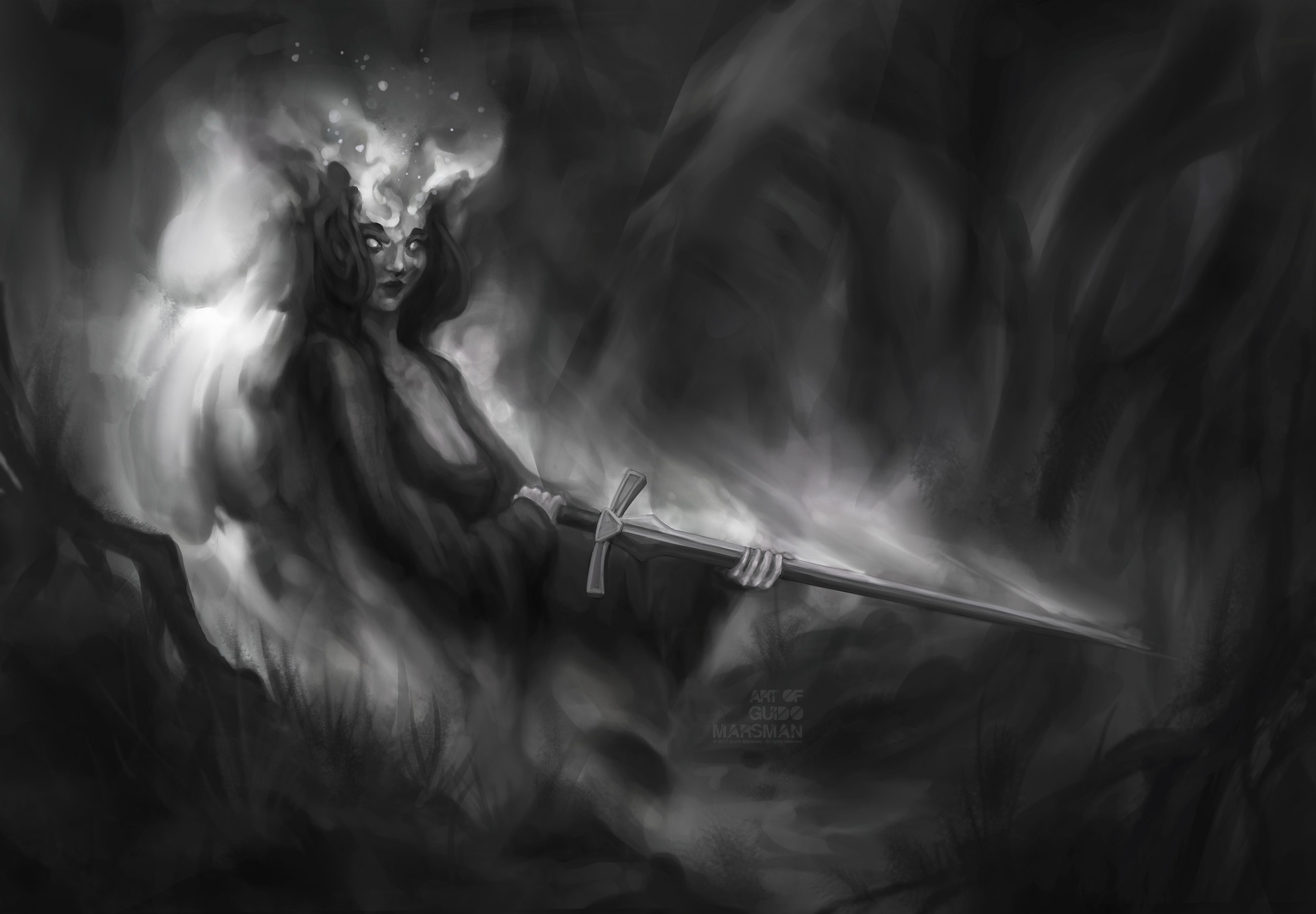 ArtStation - The sword offer