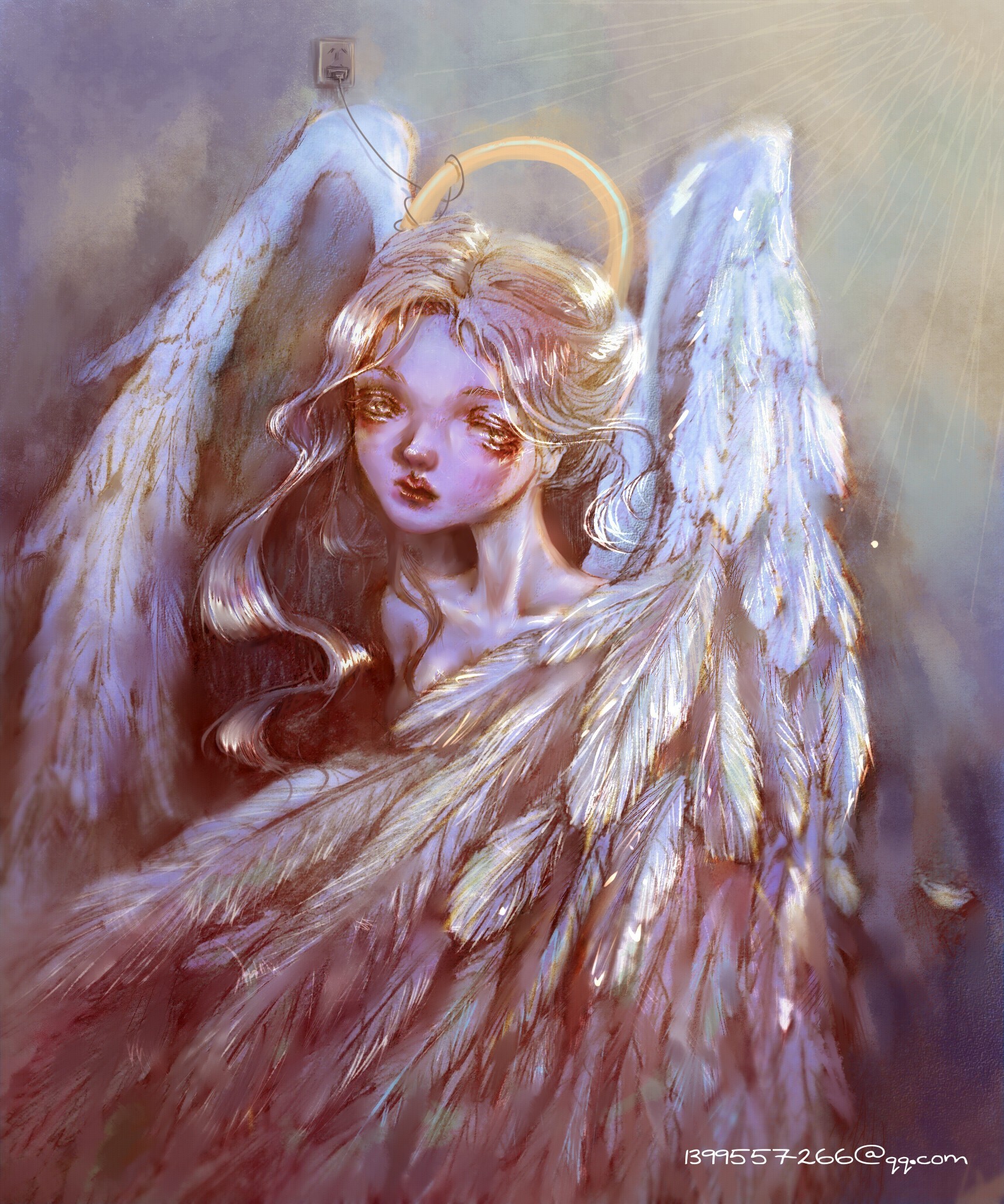 ArtStation - angel?no it's me 😂