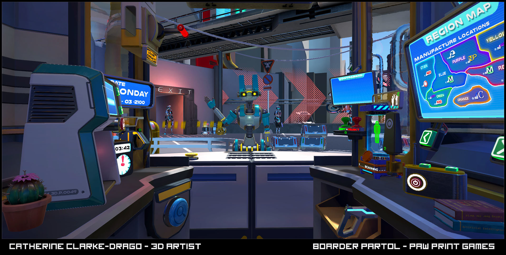 ArtStation - Booth - Border Patrol