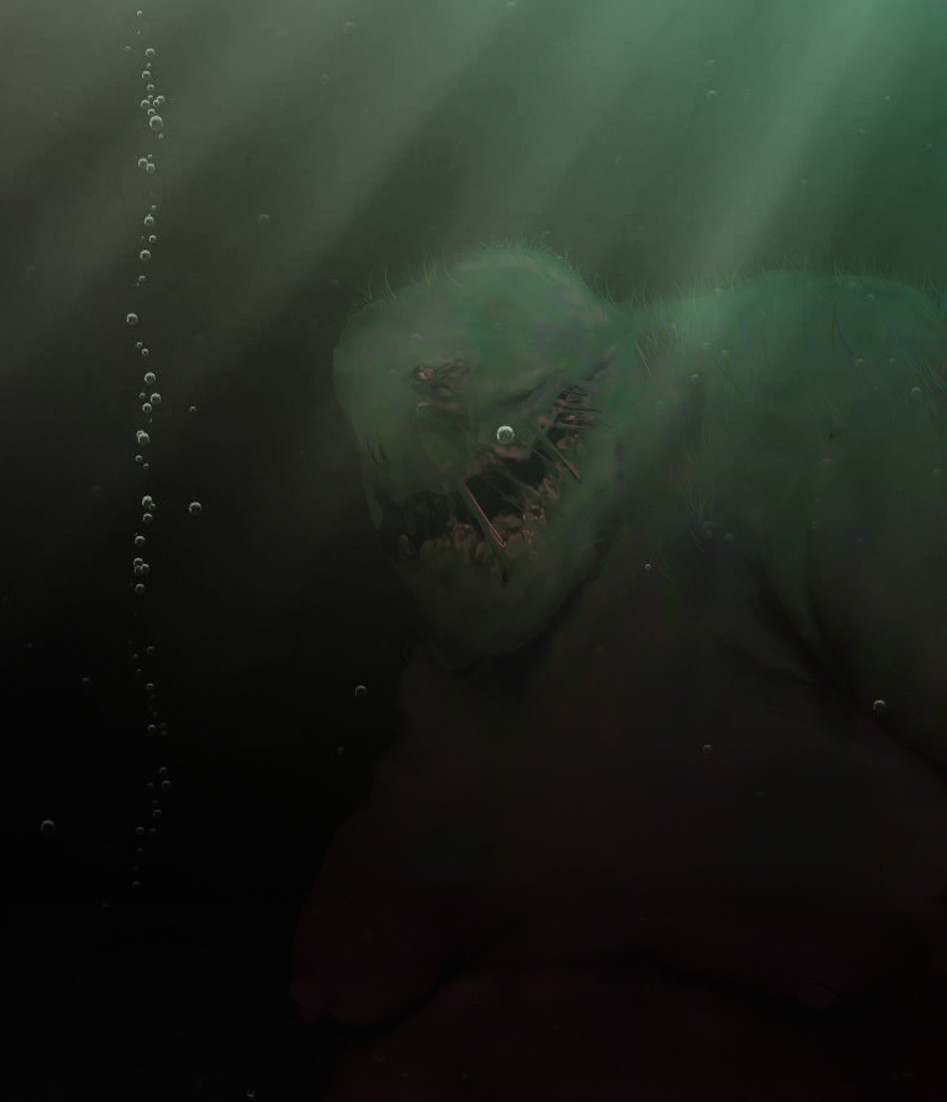 ArtStation - "Under water Swamp monster"