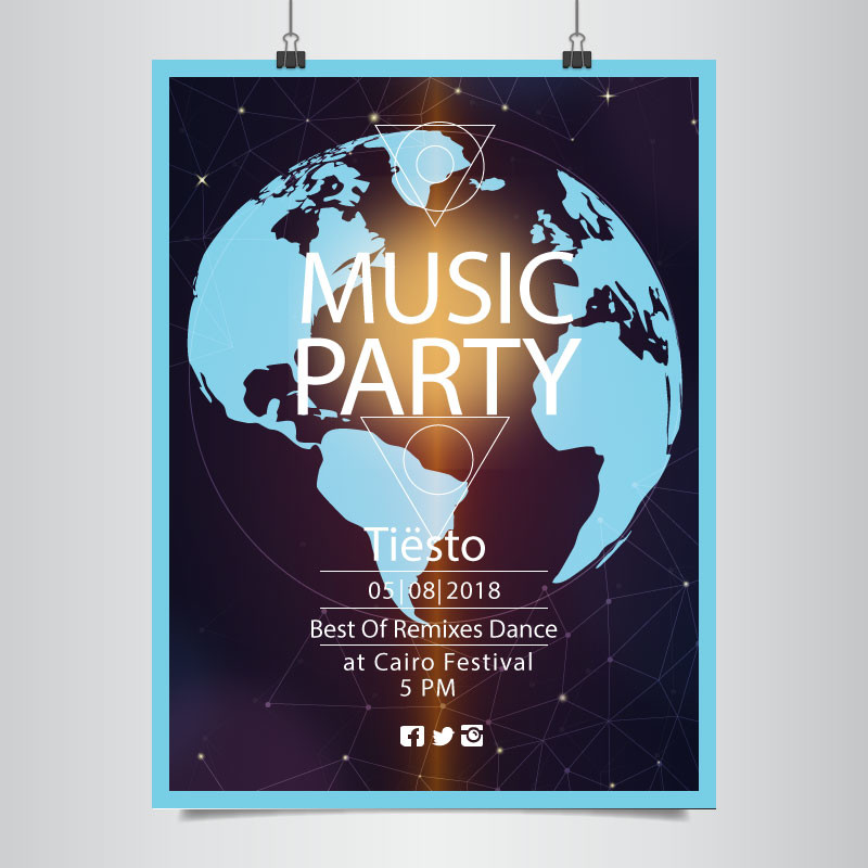 ArtStation - Music poster Design