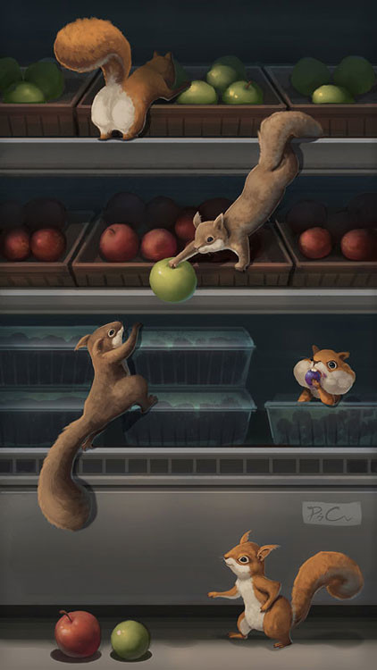 ArtStation - Squirrels