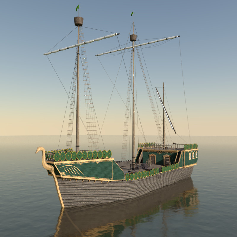 ArtStation - Fantasy tall ship, Eliza Lisovskaya