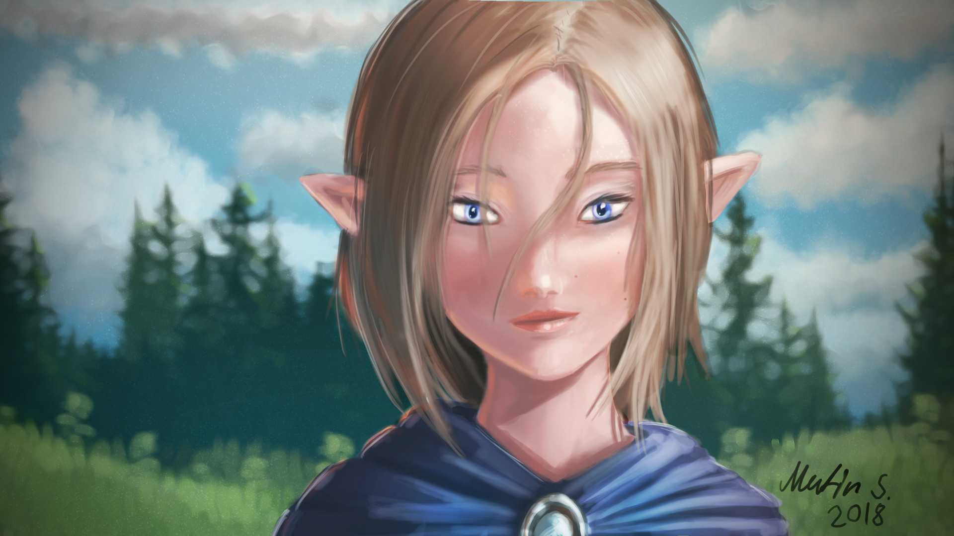 ArtStation - Elf - Portrait