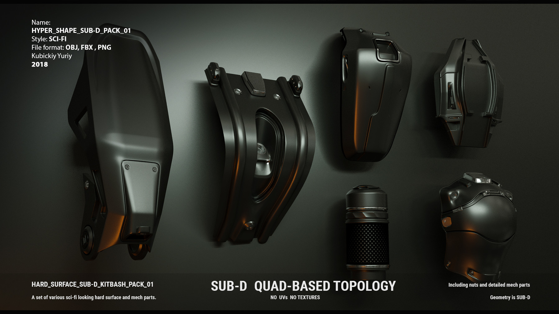 ArtStation - HYPER SHAPE SUB-D PACK 01