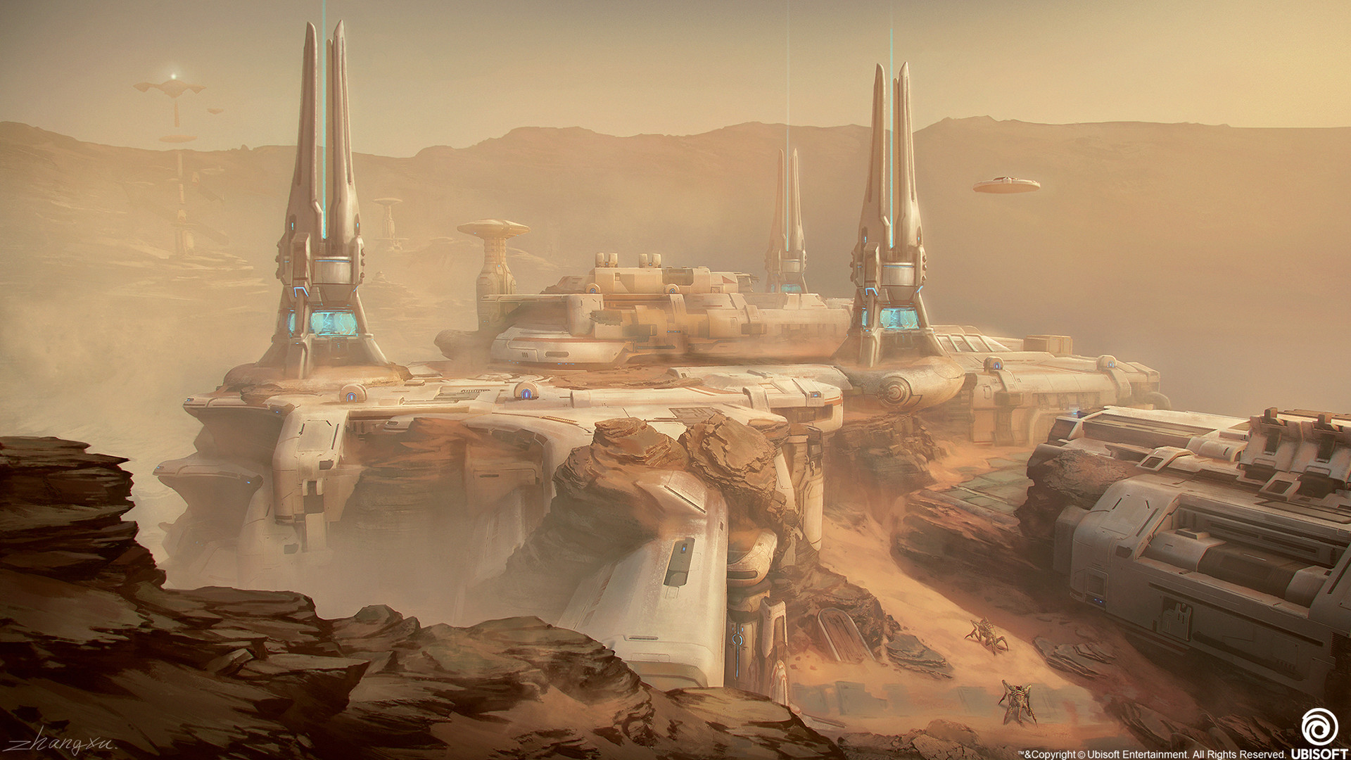 Mars Base Concept Art
